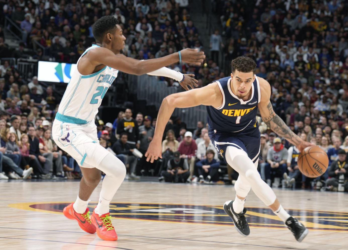 Murray scores 25 points, Porter adds 22 as Nuggets beat Hornets 111-93 ...