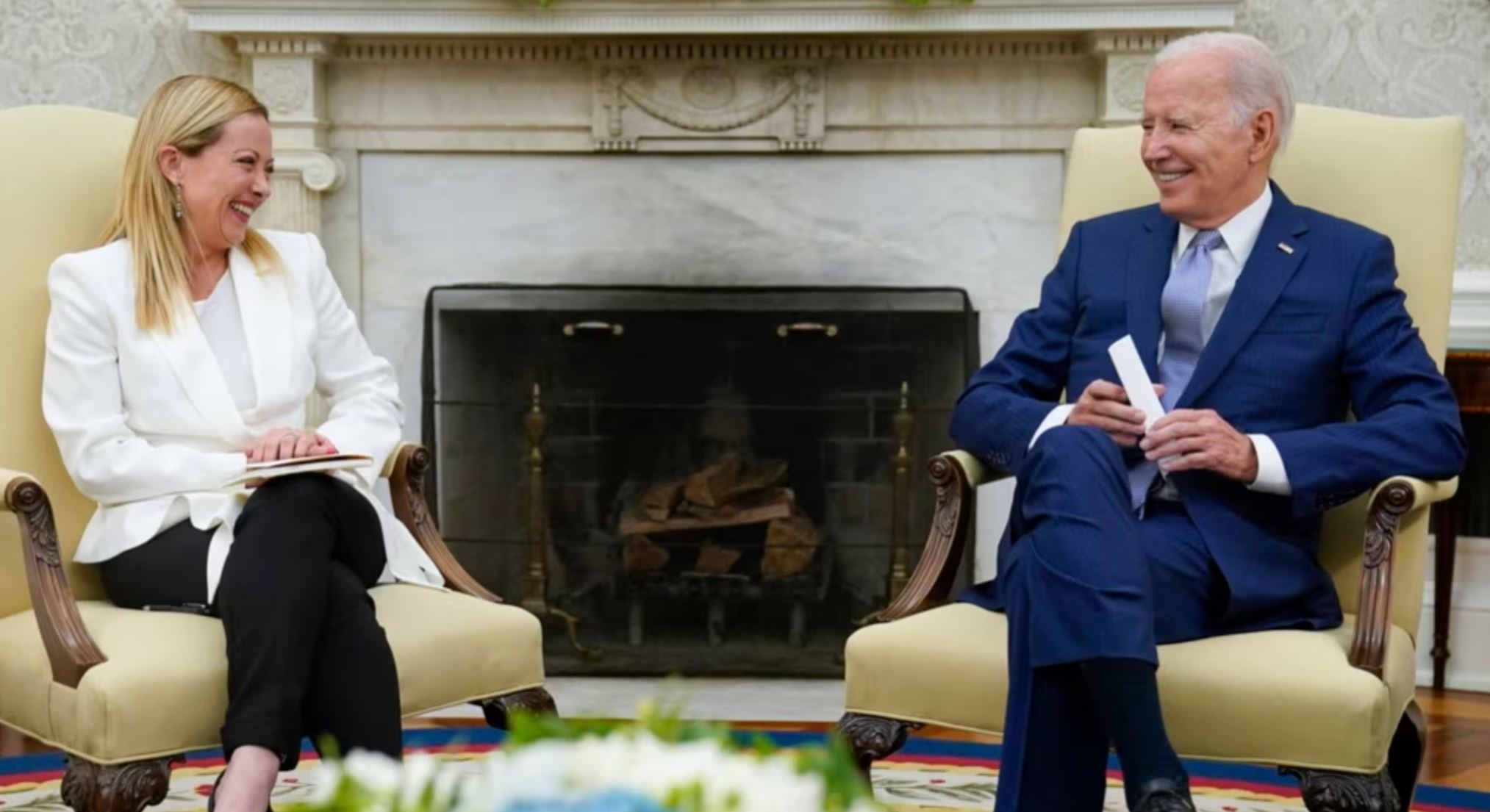 Biden Meets Italy’s Meloni as Both Fight Domestic Headwinds on Ukraine ...