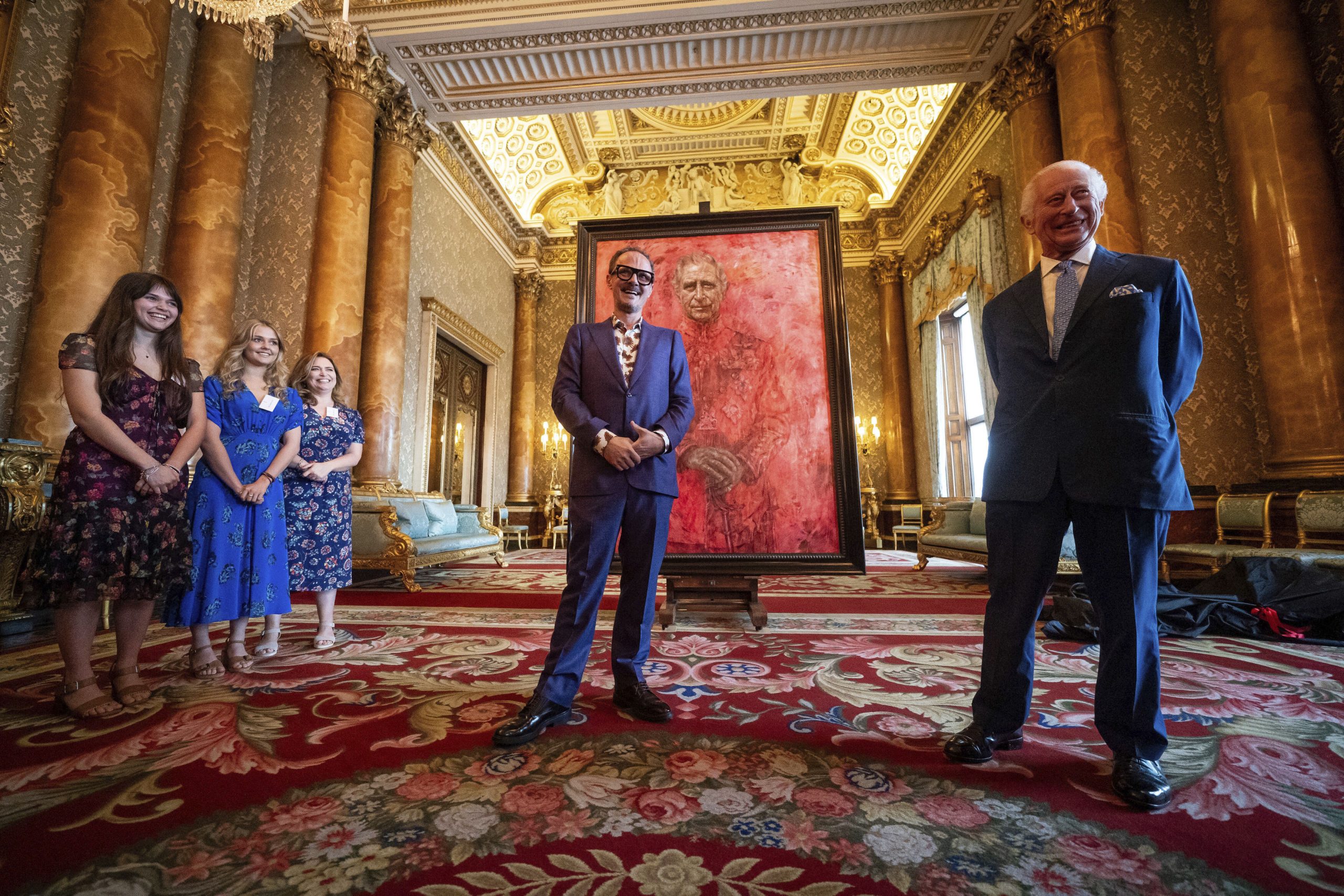 King Charles III unveils his first official portrait since his ...