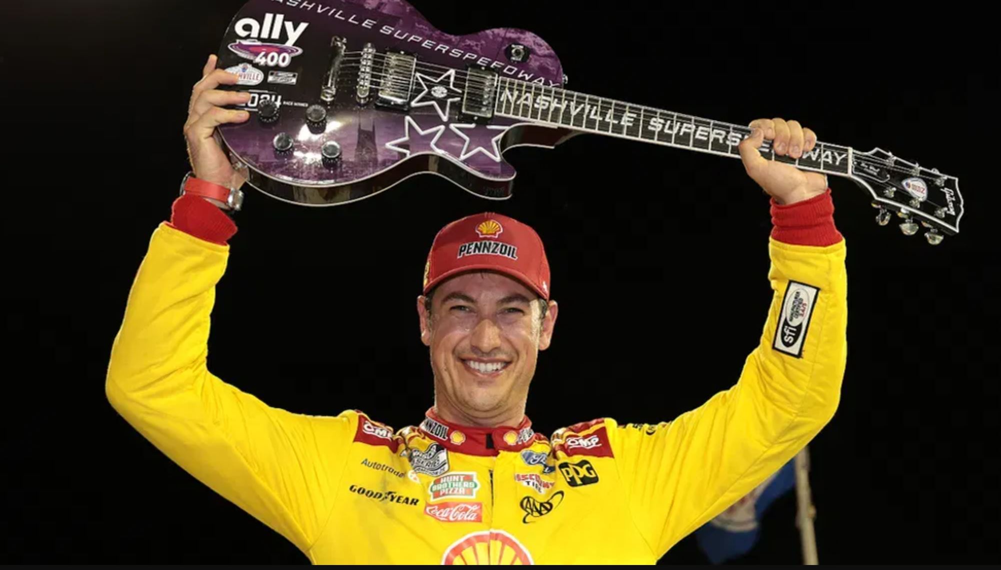 Joey Logano wins at Nashville in record 5th overtime for 1st NASCAR Cup ...