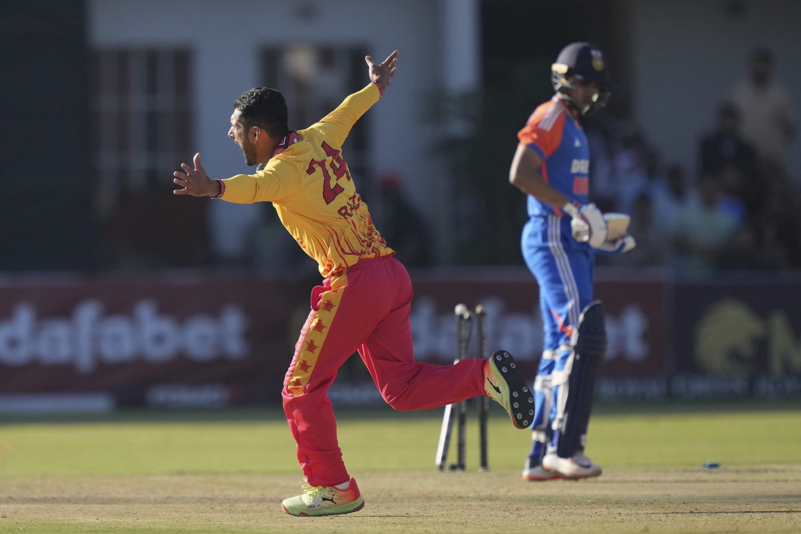 Zimbabwe stuns world champion India by 13 runs in opener of T20 series ...