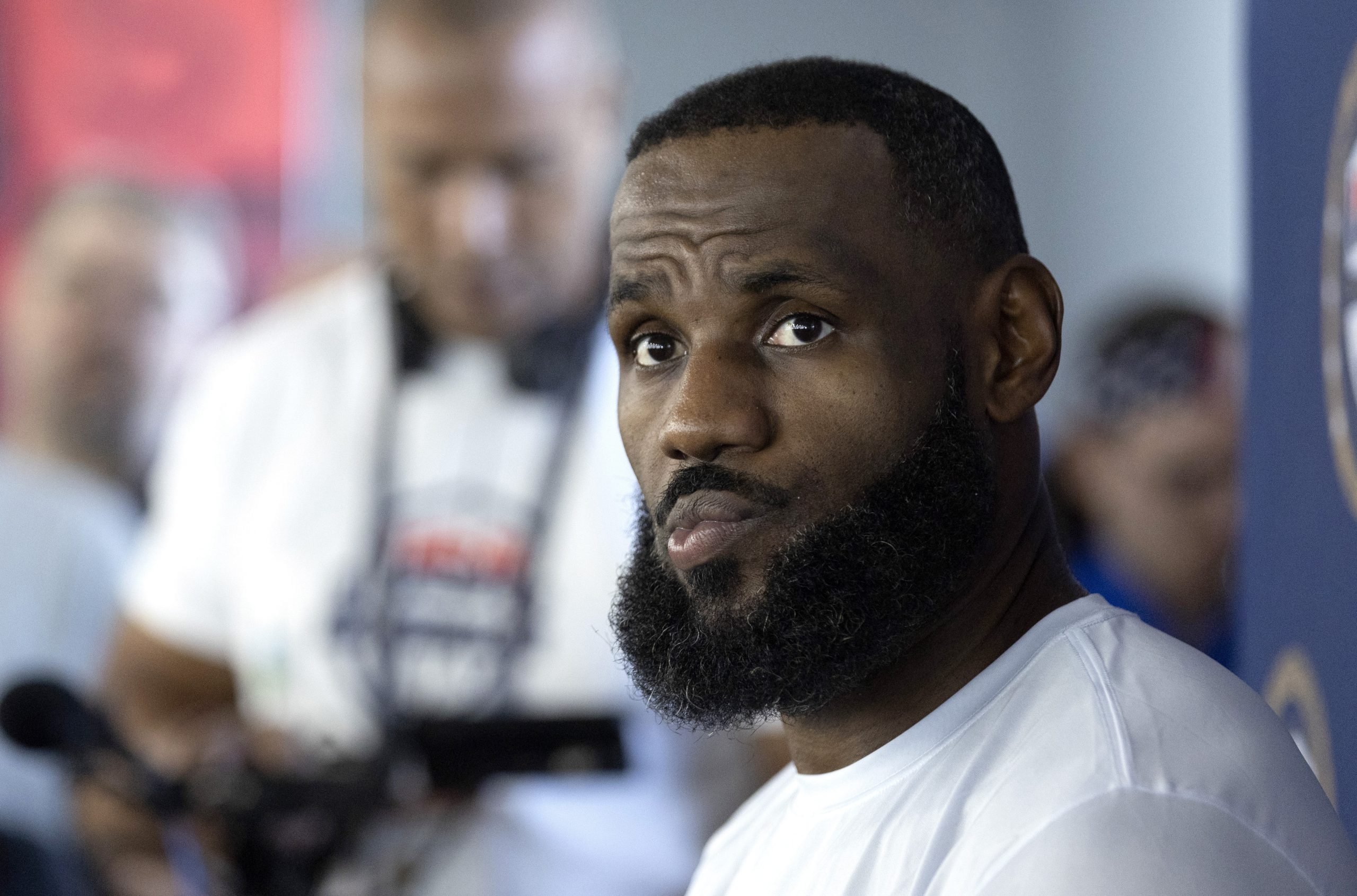 Back for a 4th Olympics run, LeBron James says gold is all that matters ...