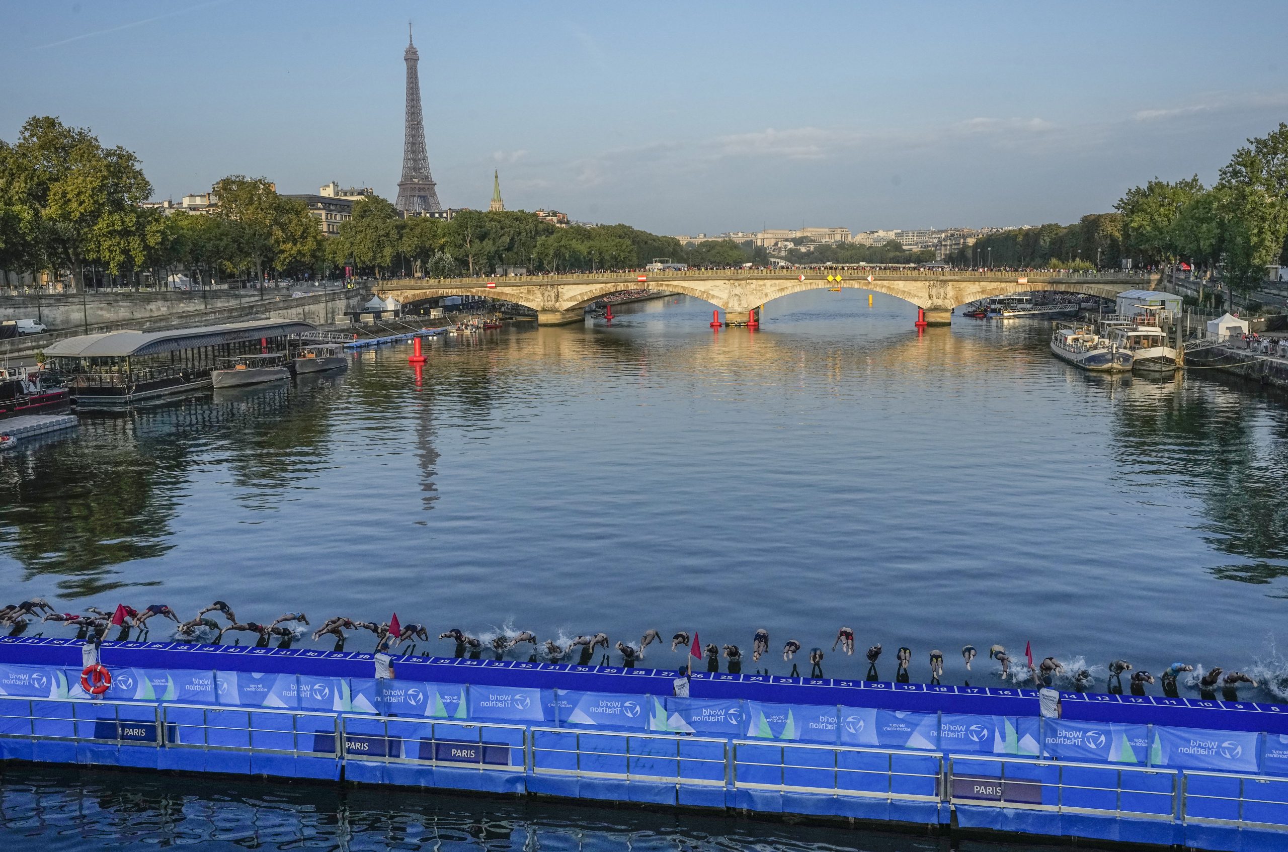 Men’s Olympic triathlon is postponed due to concerns over water quality ...