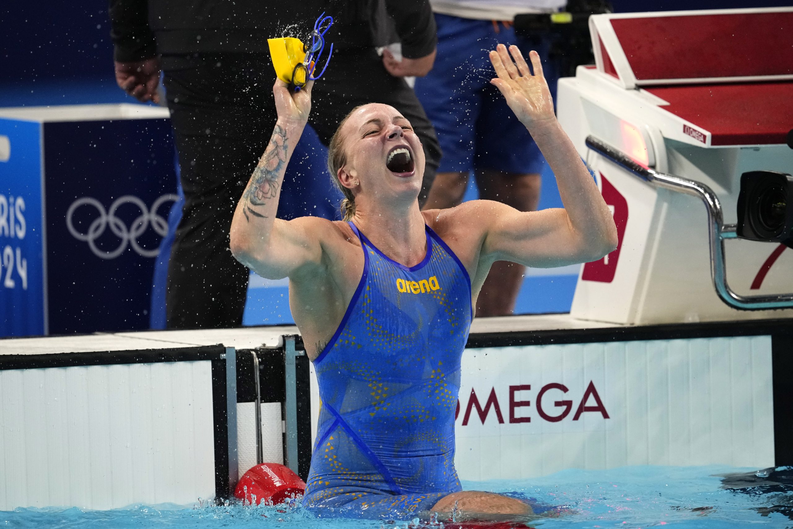 Talked into swimming the 100-meter freestyle, Sarah Sjöström gets a ...
