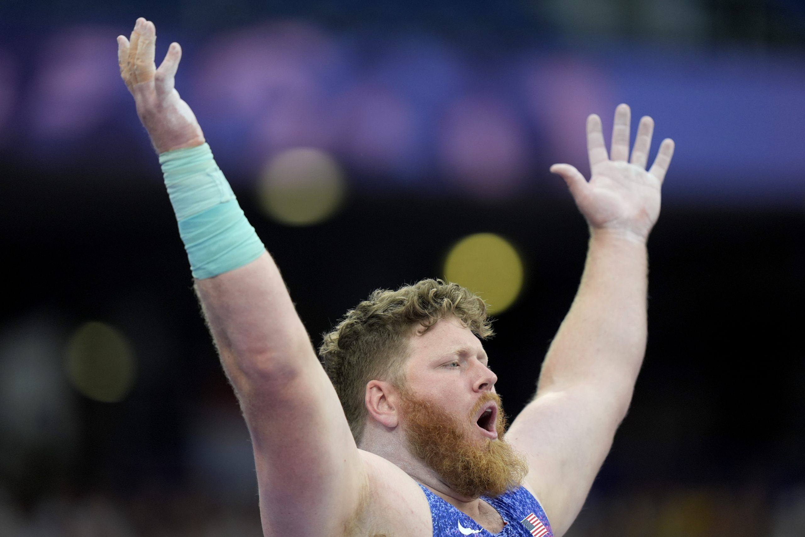 Ryan Crouser overcomes bothersome elbow to win 3rd straight Olympic ...