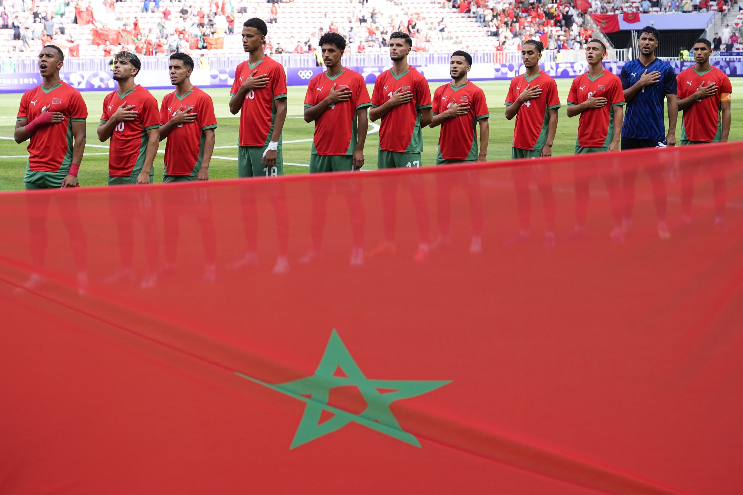 Morocco making waves with polished play and fervent fans at Olympics ...