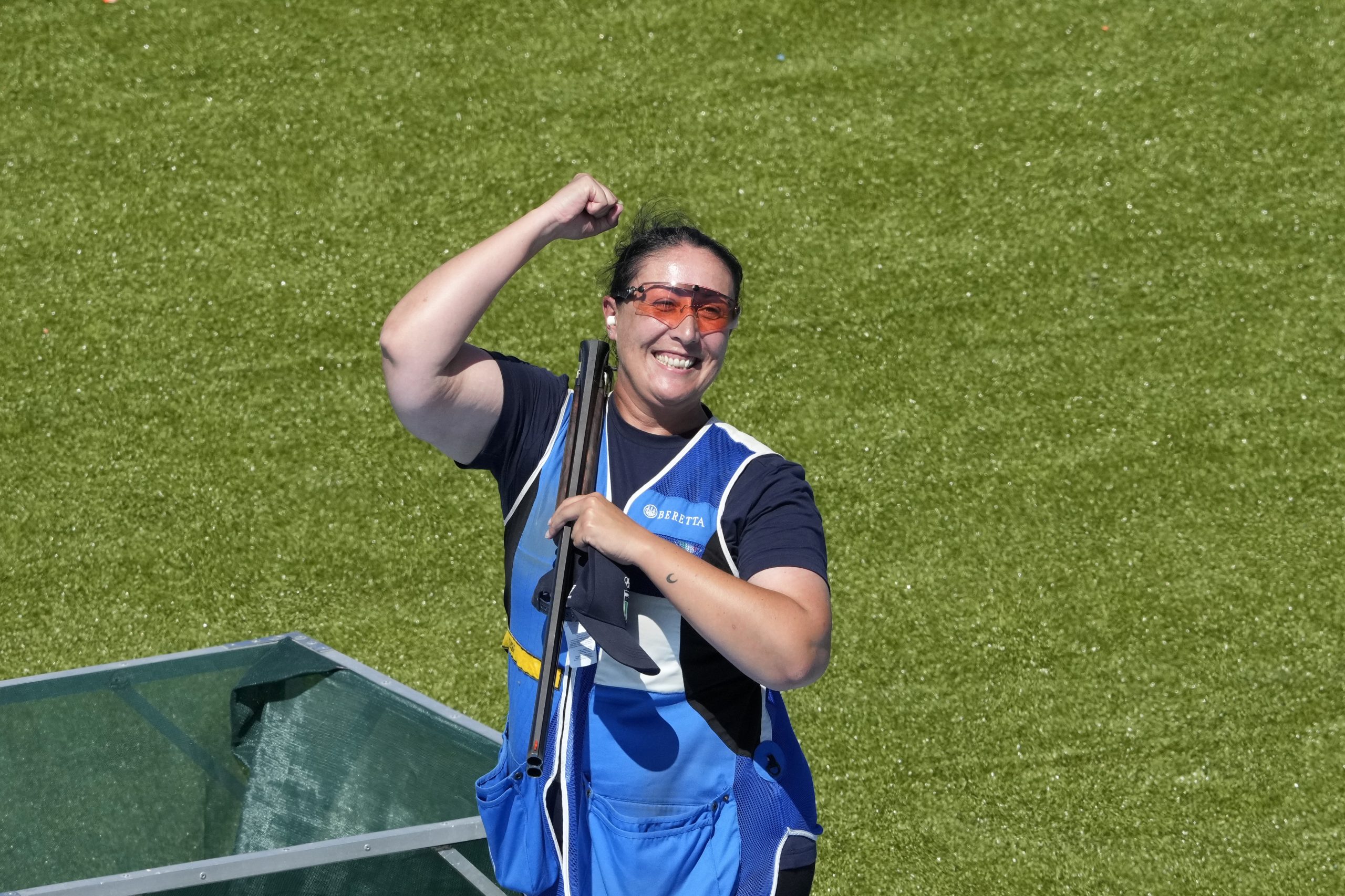 Italy wins the first Olympic mixed team skeet gold medal; Vincent ...
