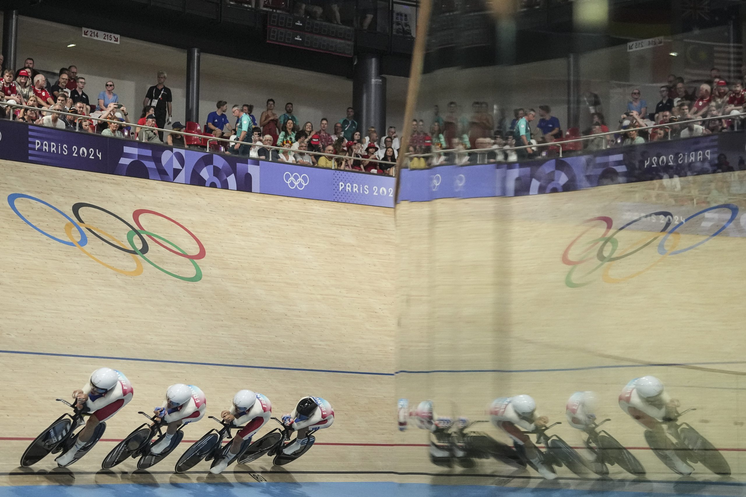 World records are getting shattered in cycling at the Olympic velodrome ...