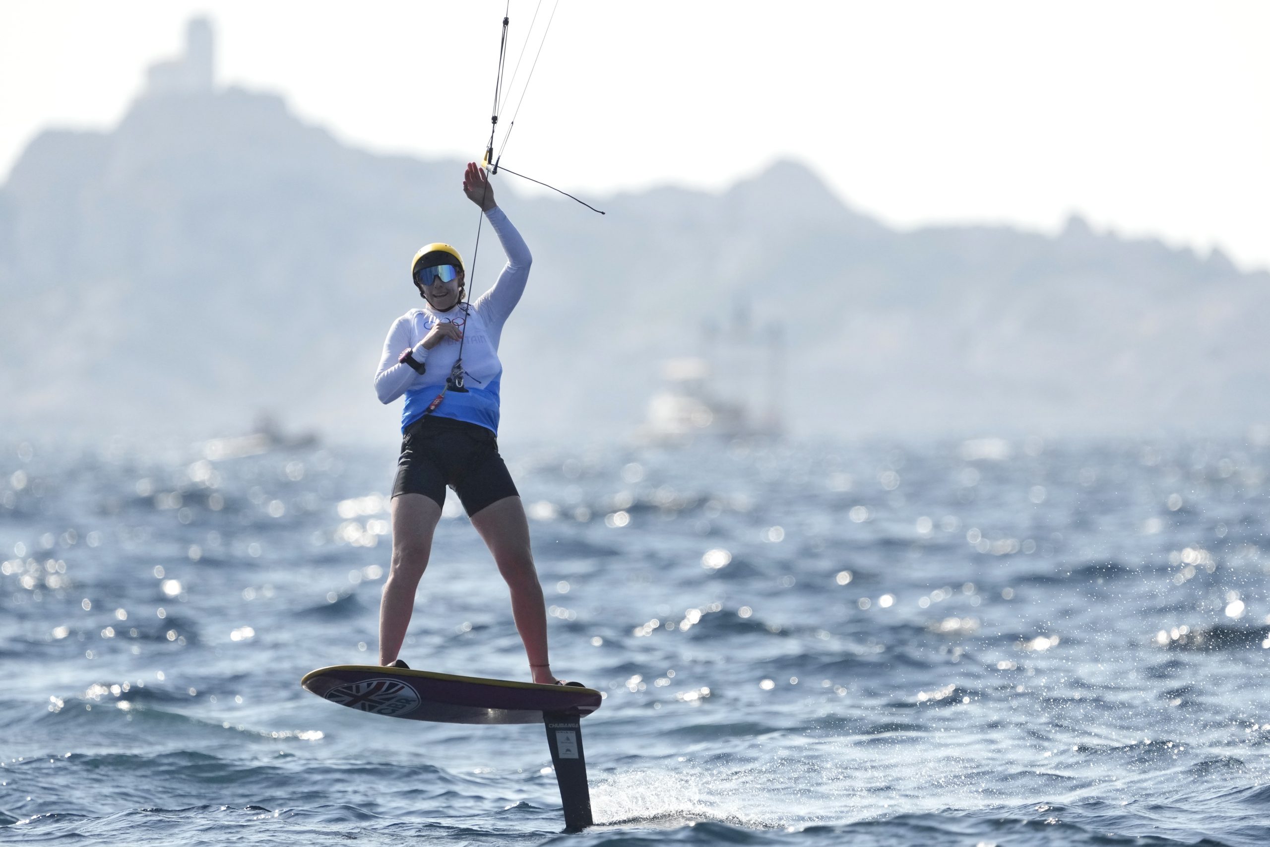 Britain’s Ellie Aldridge wins the first gold in kitesurfing, billed as ...