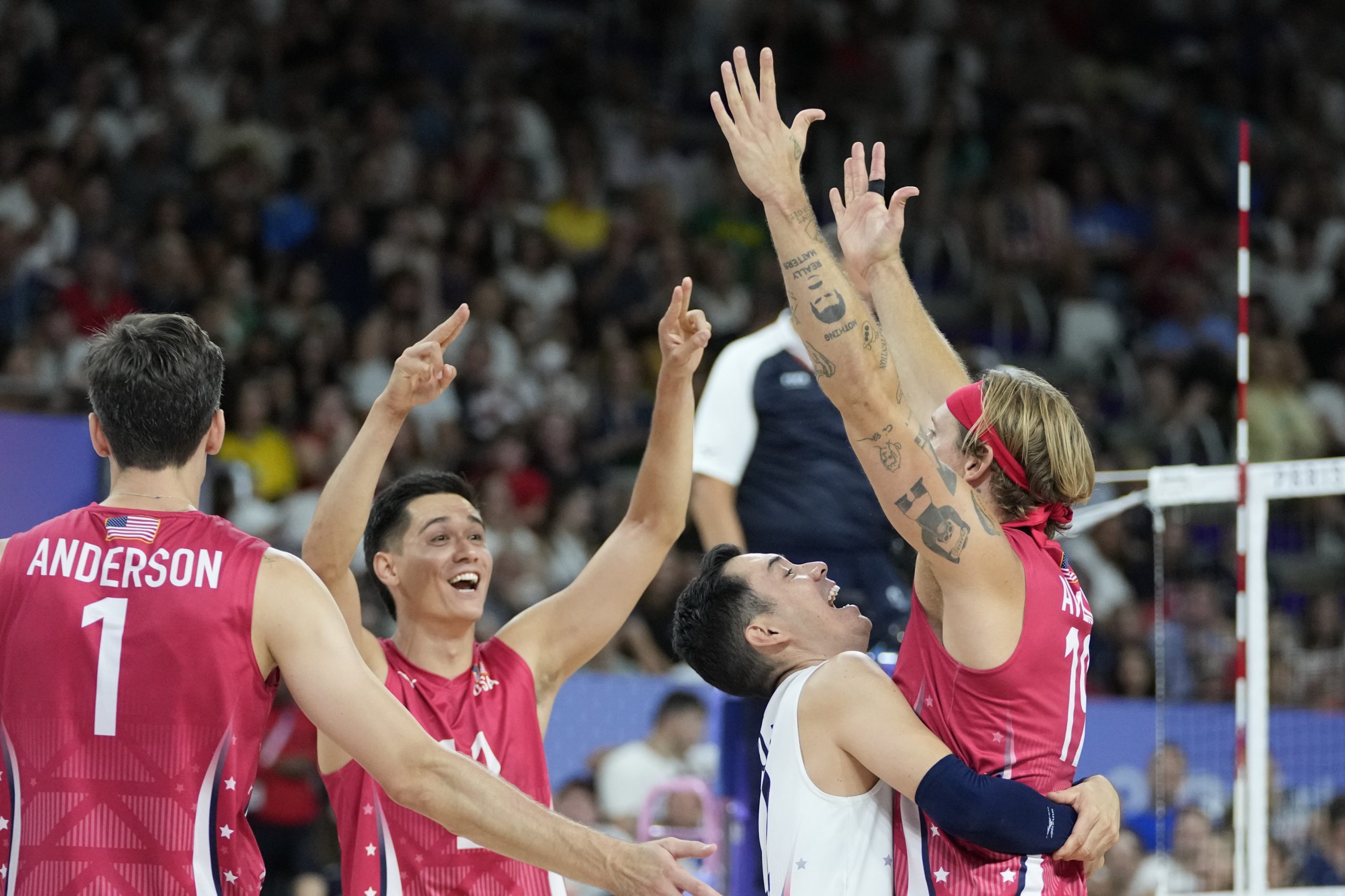 U.S. men win volleyball bronze medal at the Paris Olympics, beating ...