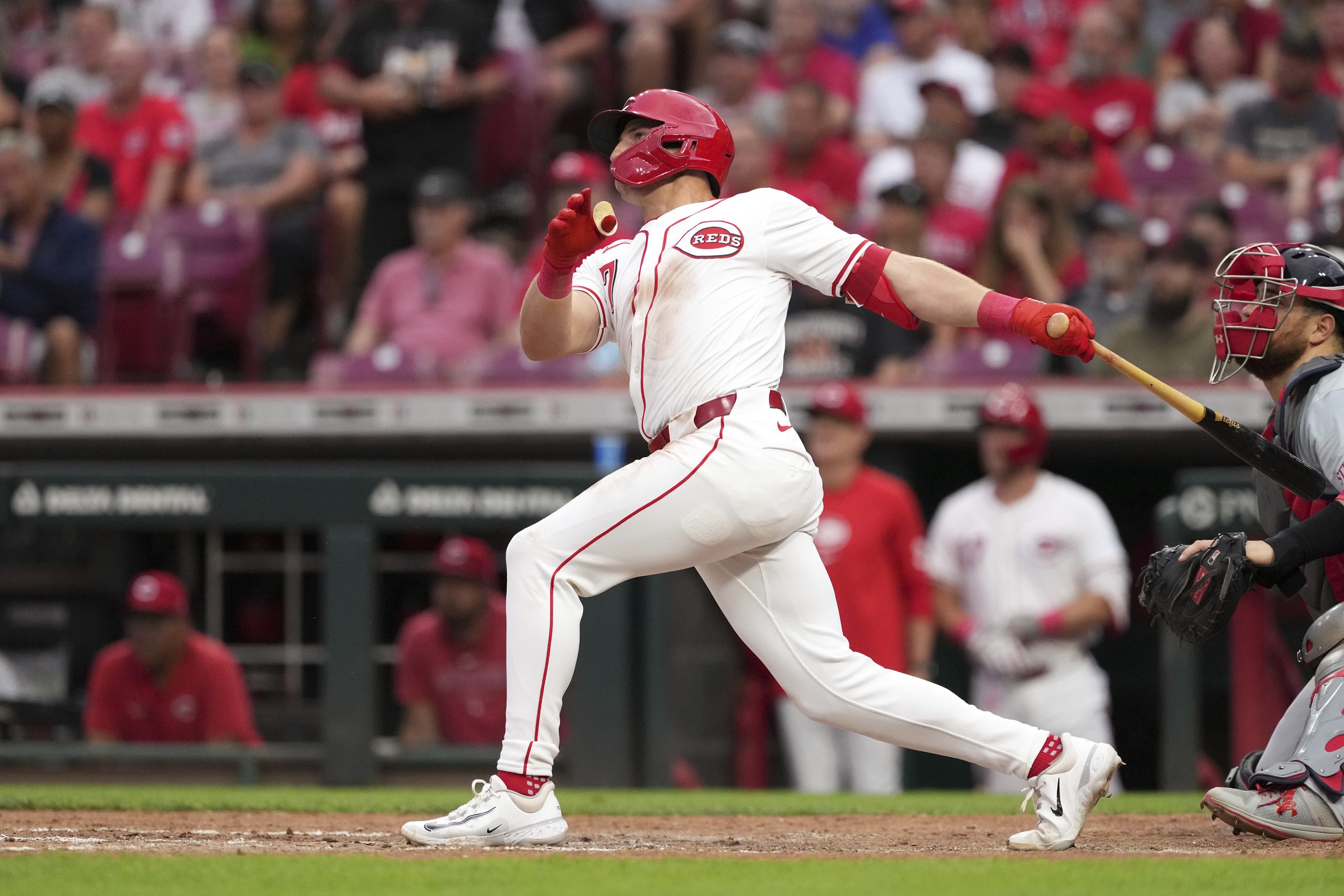 Steer homers twice and drives in 5 runs as Reds beat Cardinals 6-1 ...