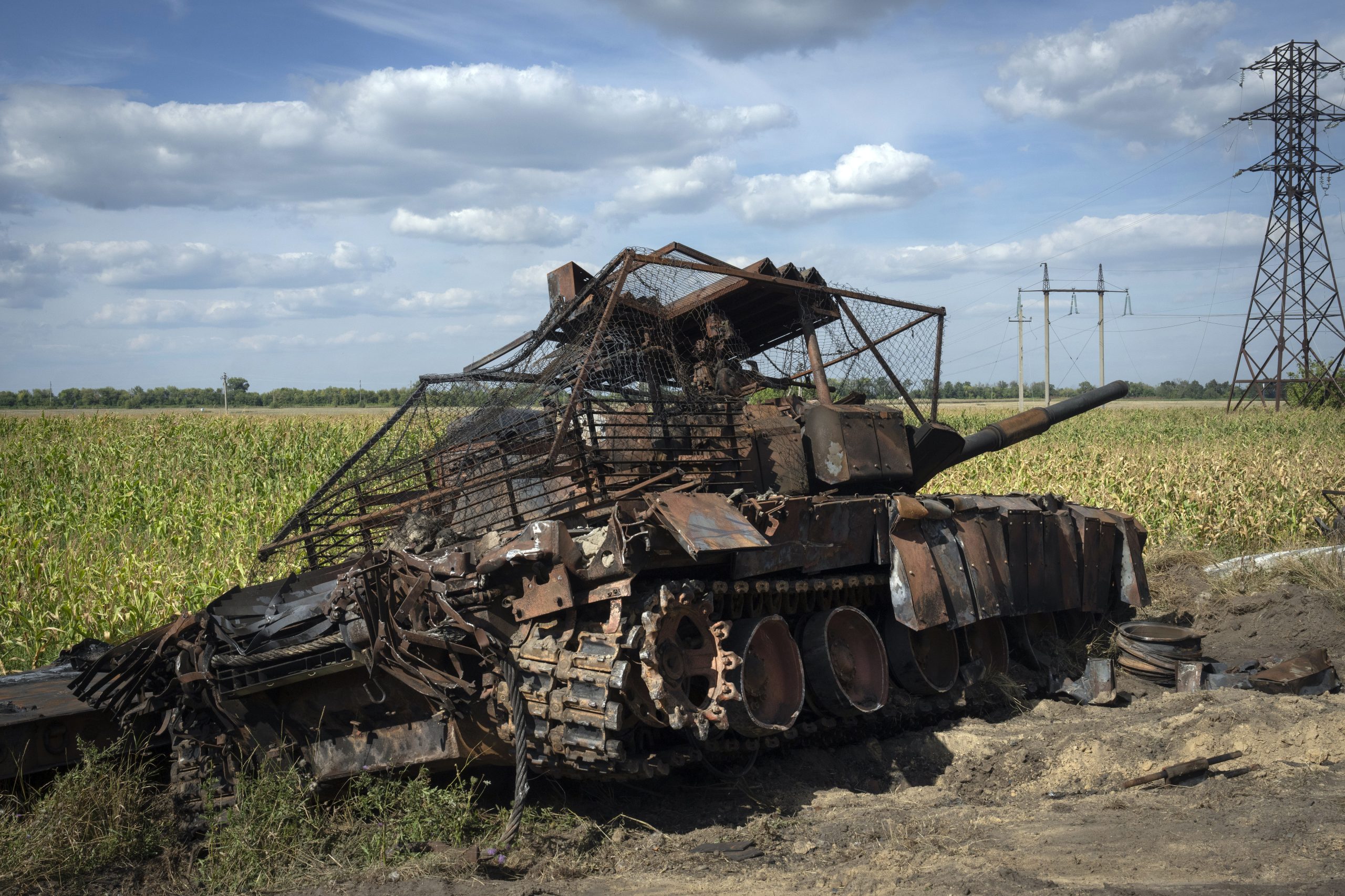 Ukrainian forces left a path of destruction on their march to the ...
