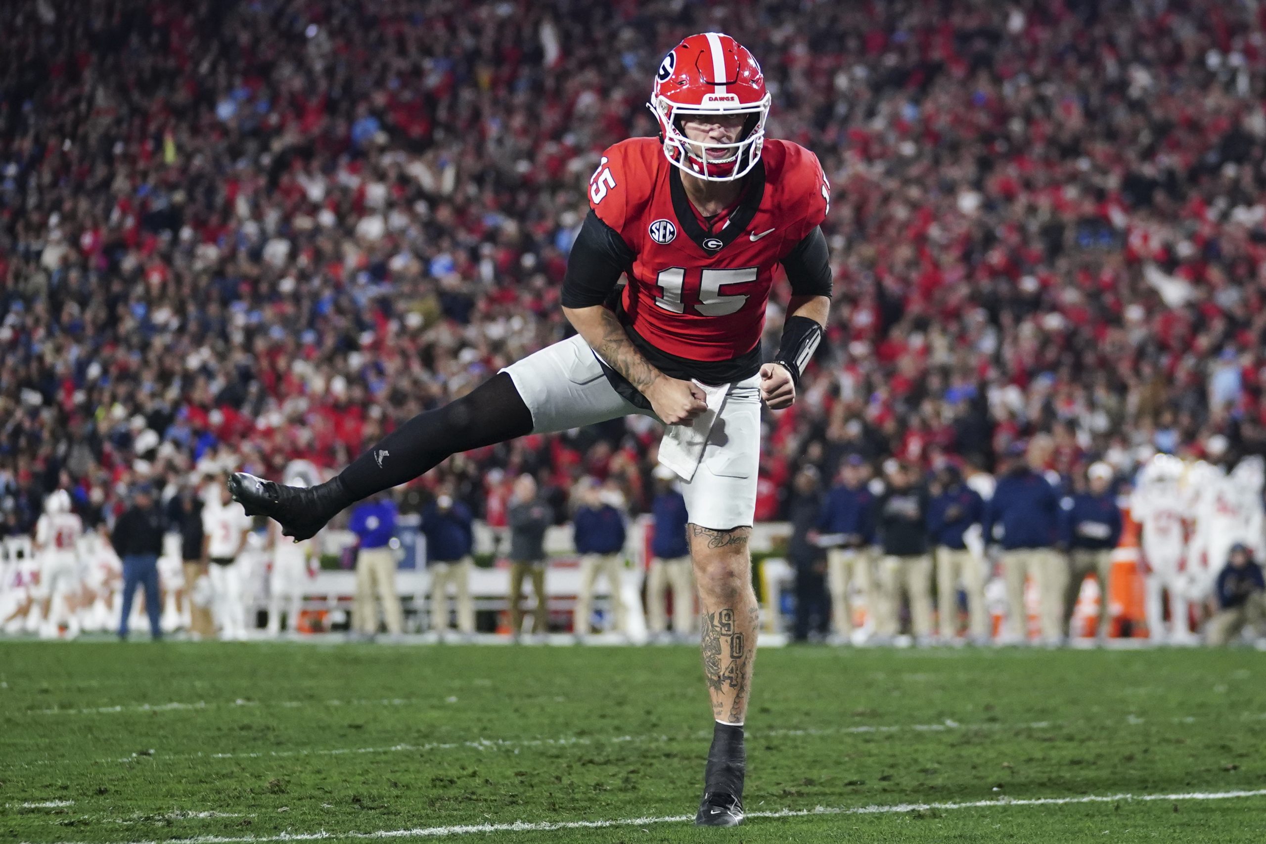 Once overlooked, QB Carson Beck now center of attention for No. 1 ...
