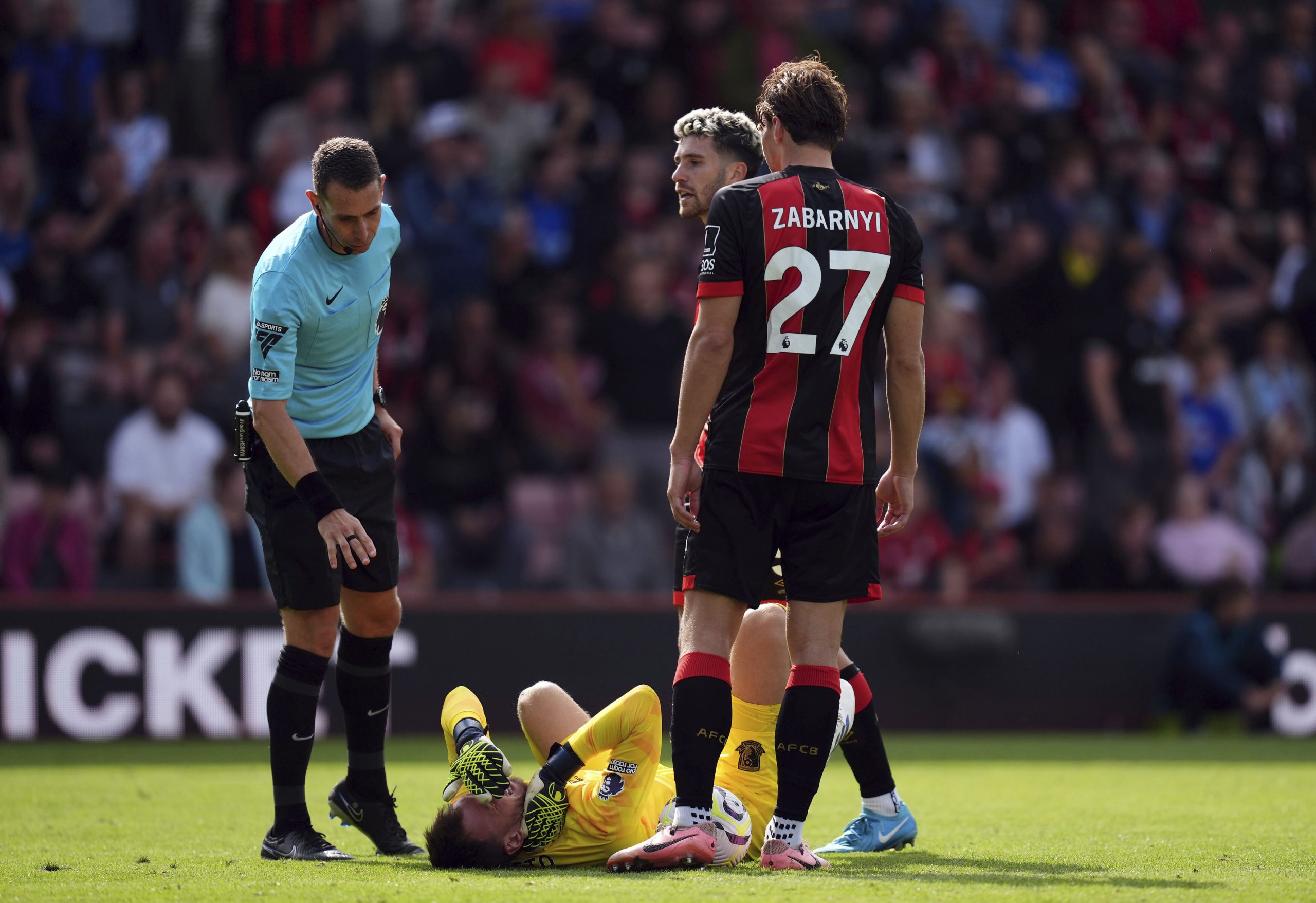 Bournemouth manager Iraola rails against VAR after 'clear goal' is ...