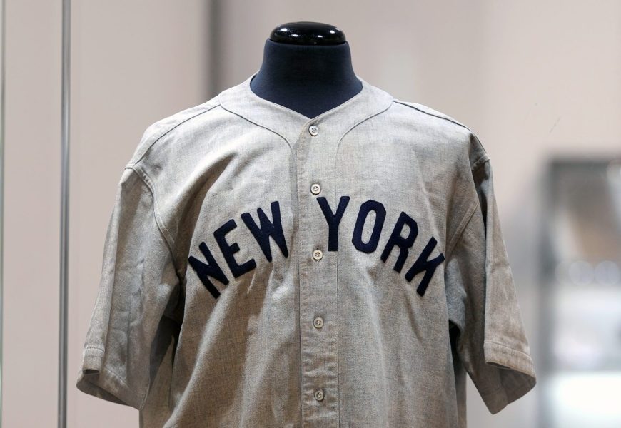 Babe Ruth’s ‘called shot’ jersey sells at auction for over $24 million ...