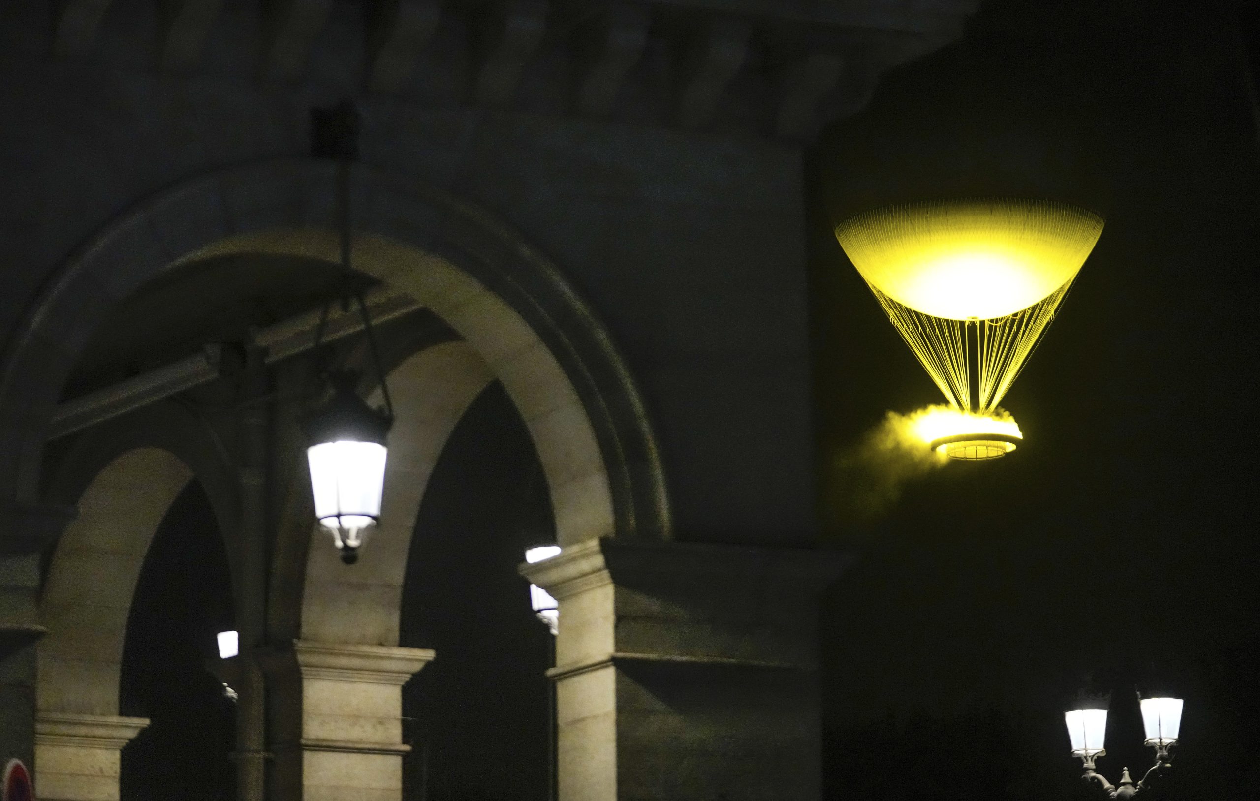 Paris’ iconic cauldron from the Olympic Games returns to light up ...