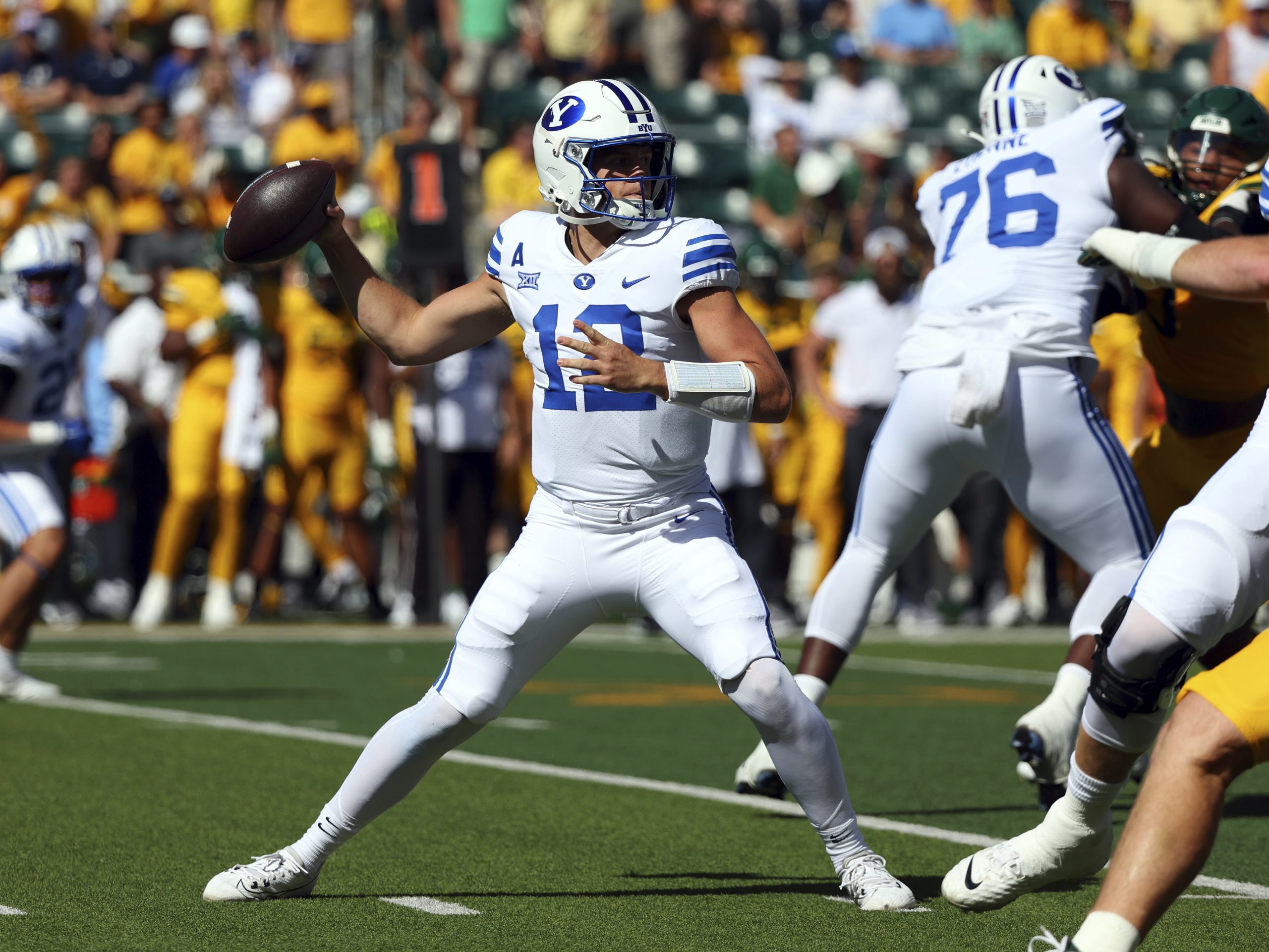 BYU’s Jake Retzlaff embracing the opportunity to be a role model for ...