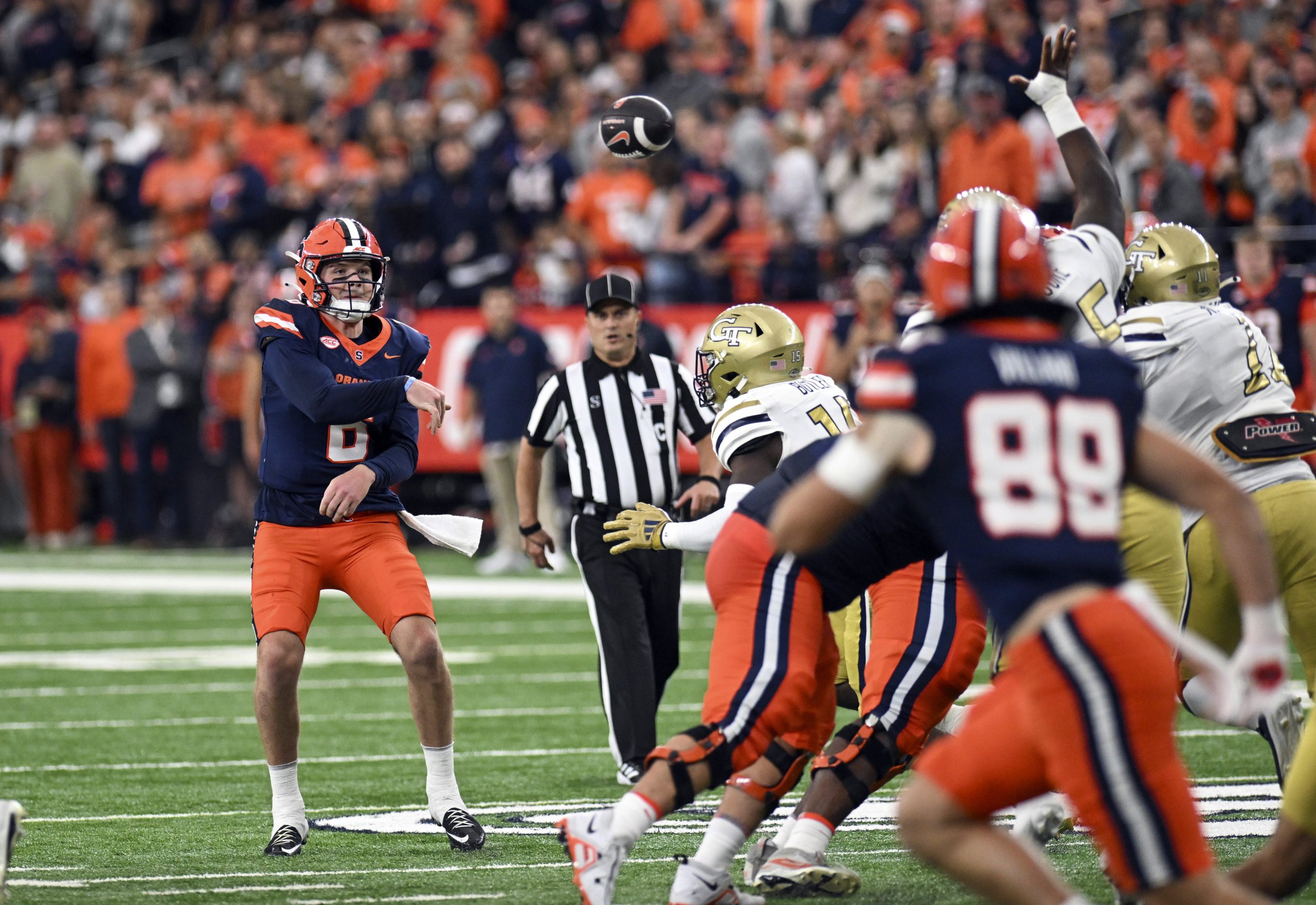 Kyle McCord passes for 4 TDs as Syracuse knocks off newly ranked No. 23 ...