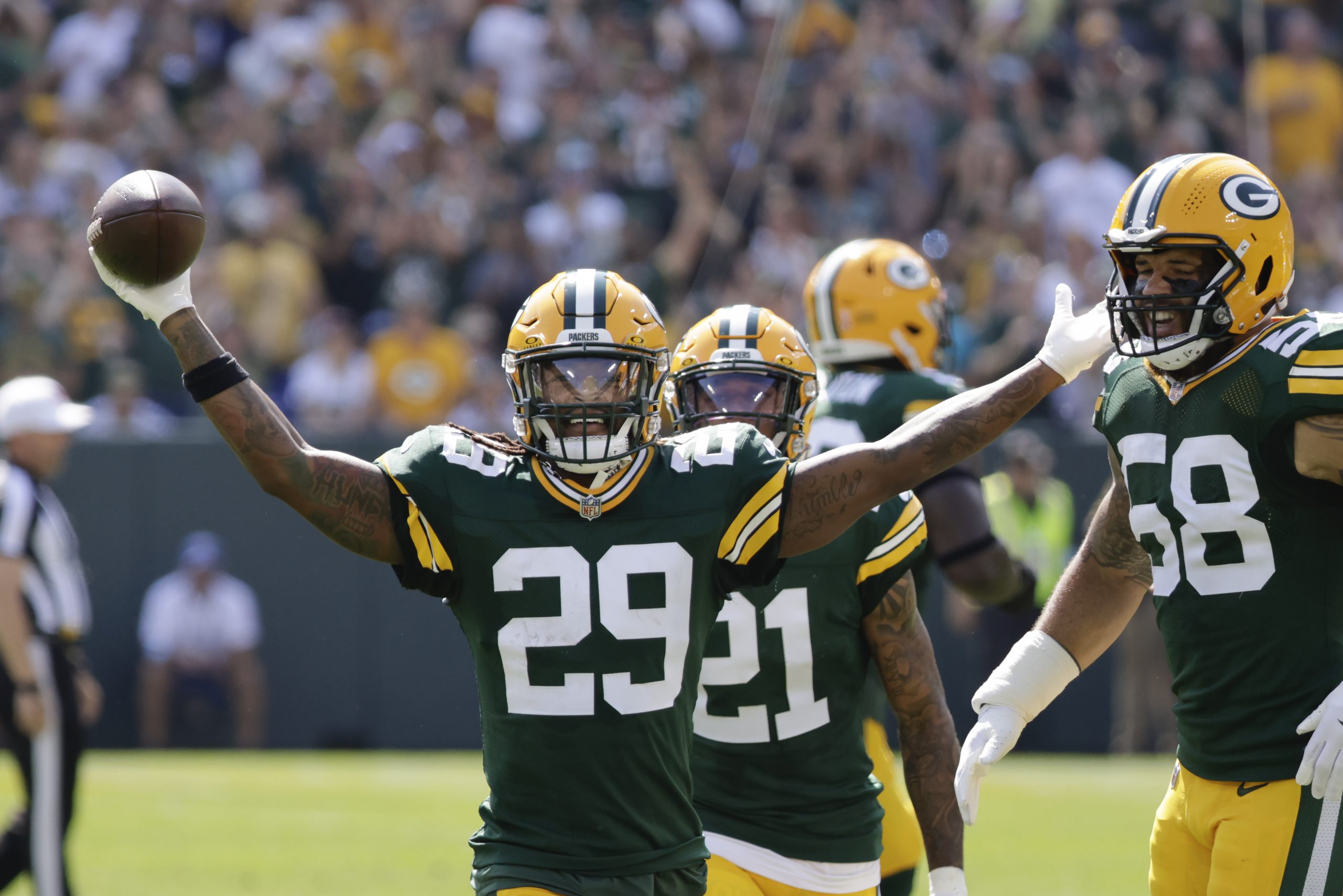 Xavier McKinney justifies Packers’ investment by getting 3 INTs in 1st ...