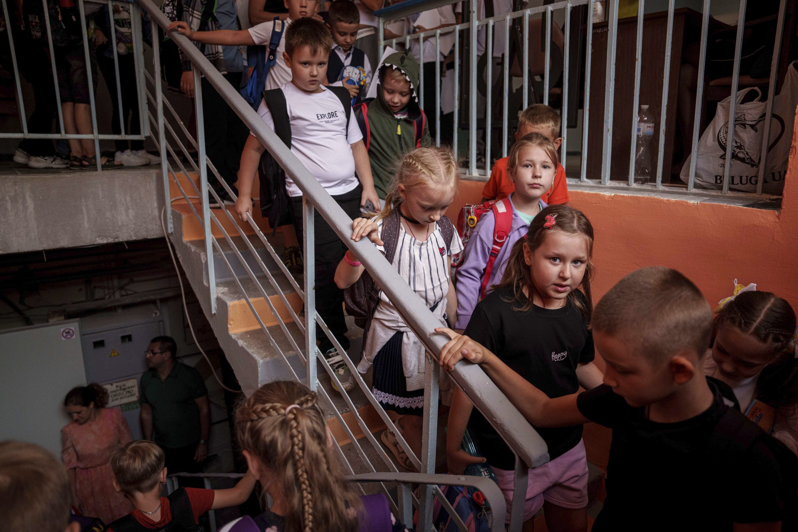 Ukrainian front-line school system goes underground to protect against ...