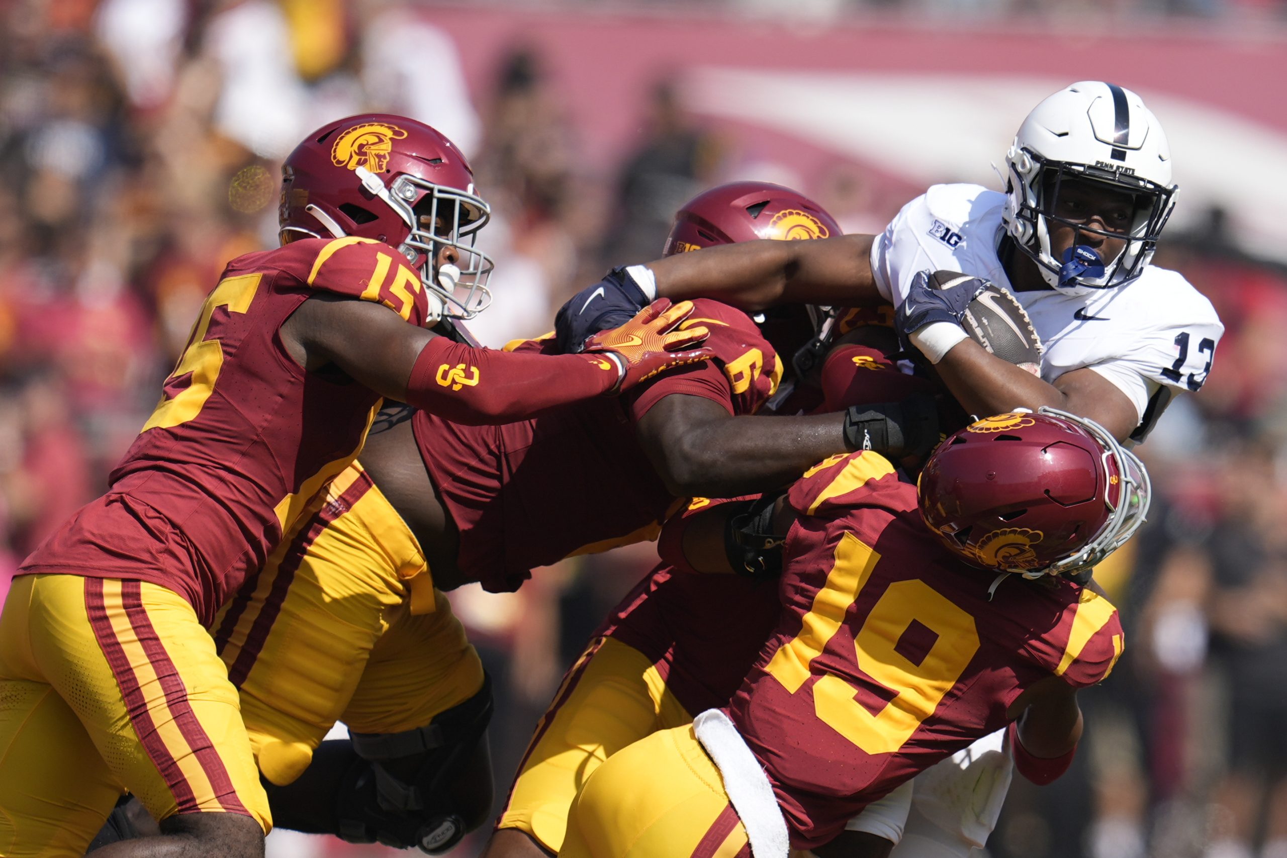 No. 4 Penn State rallies back to beat USC 33-30 in overtime on TE Tyler ...