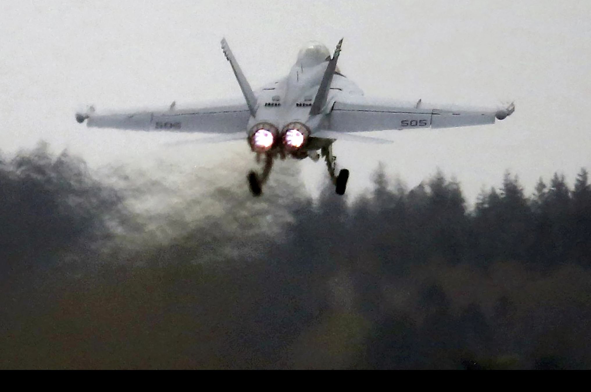 US Navy fighter jet with two on board crashes during training in ...