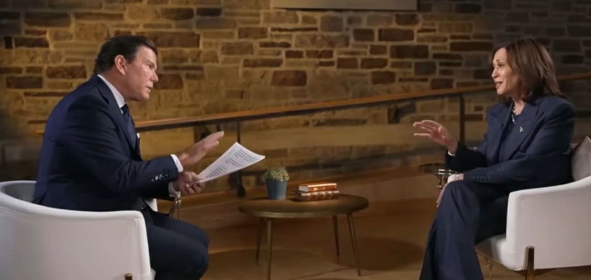 Harris' interview with Fox News is marked by testy exchanges over ...