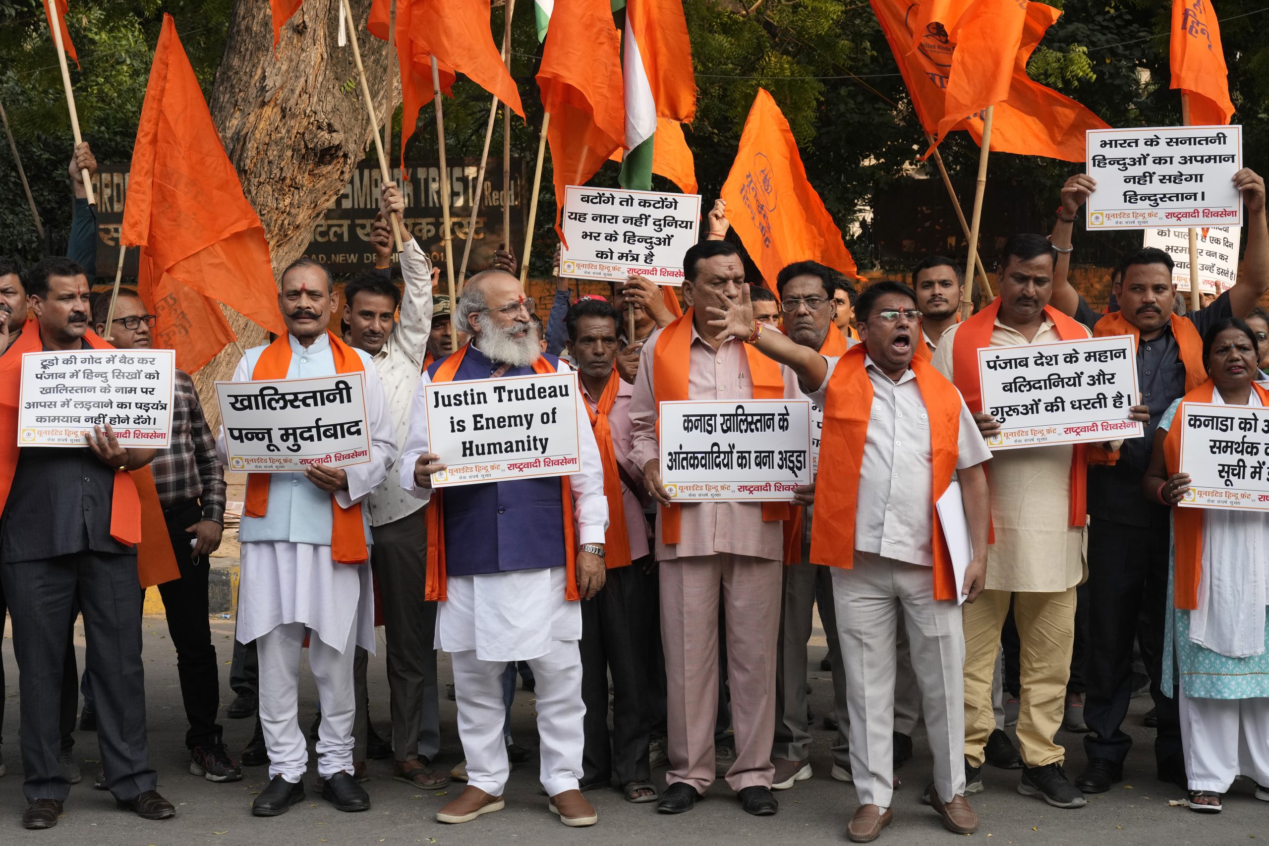 Demonstration outside Canadian Hindu temple broken up after police ...