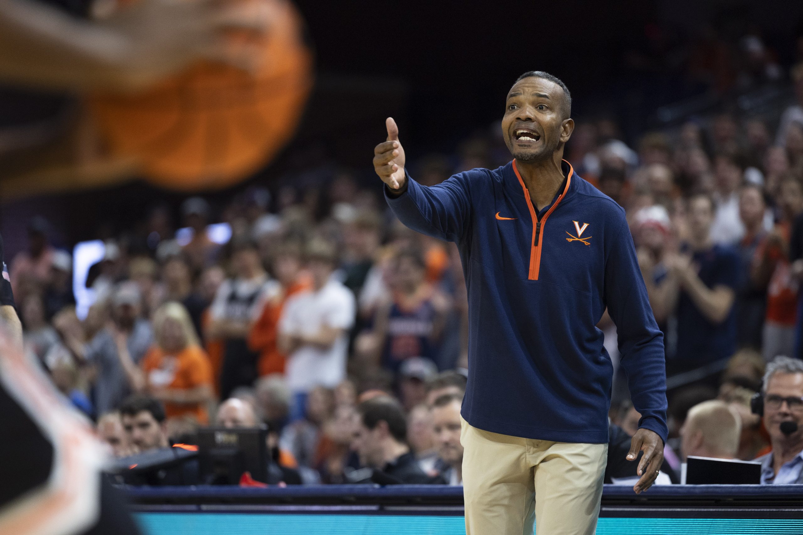 Virginia outlasts Campbell to give interim head coach Ron Sanchez a ...