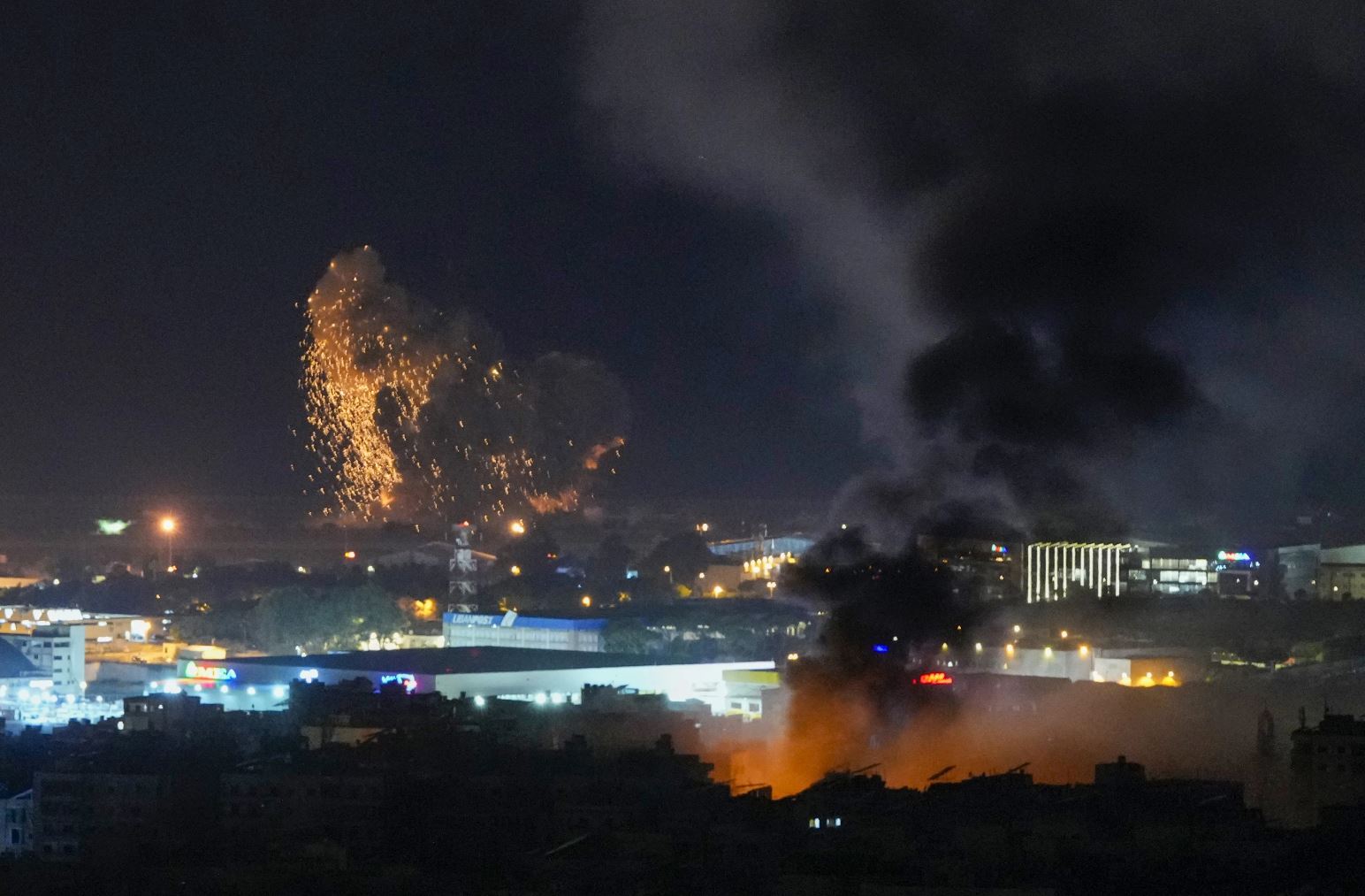 Middle East latest: Large airstrikes hit Beirut suburbs as Israel ...
