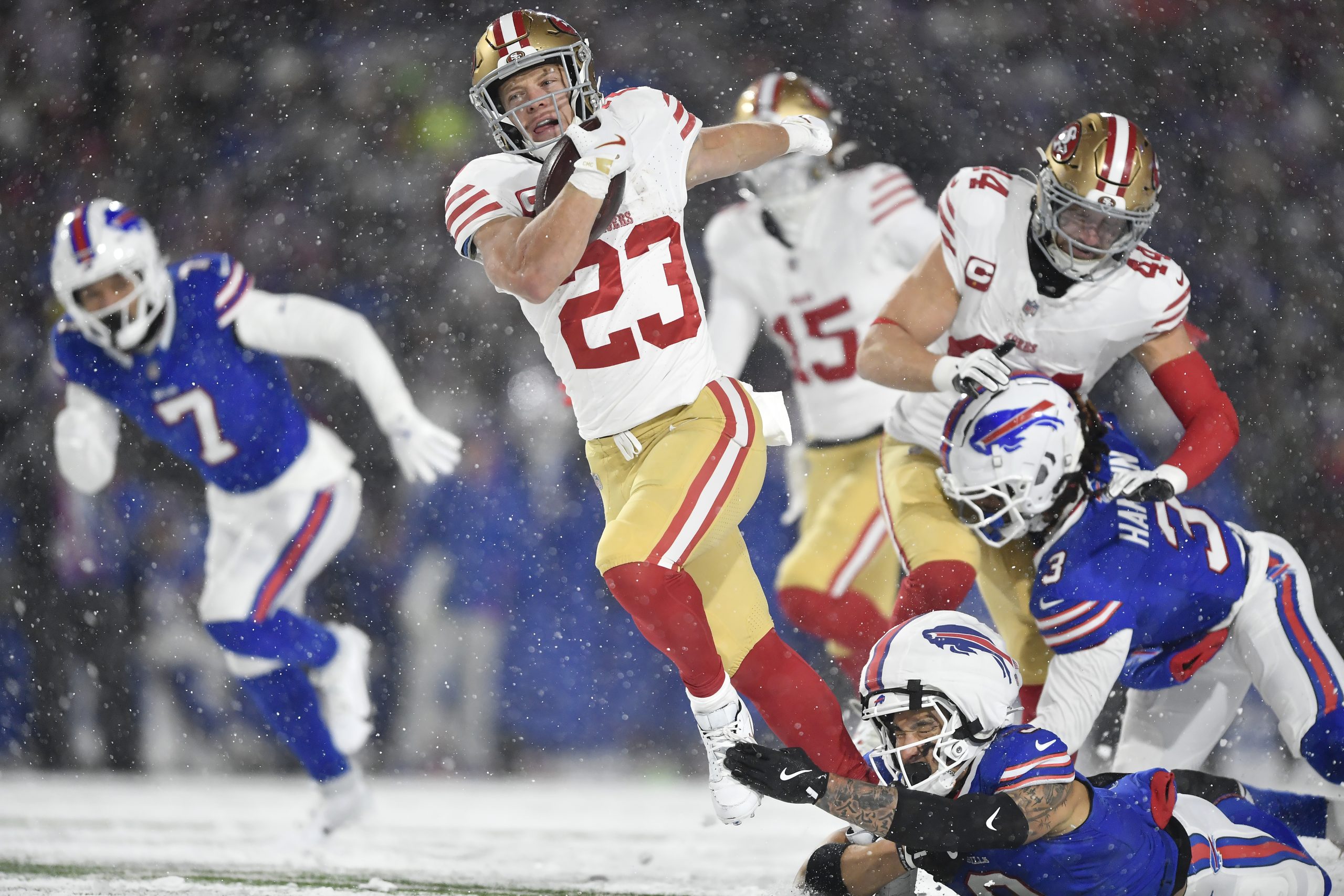 49ers running back Christian McCaffrey headed to IR with an injured ...