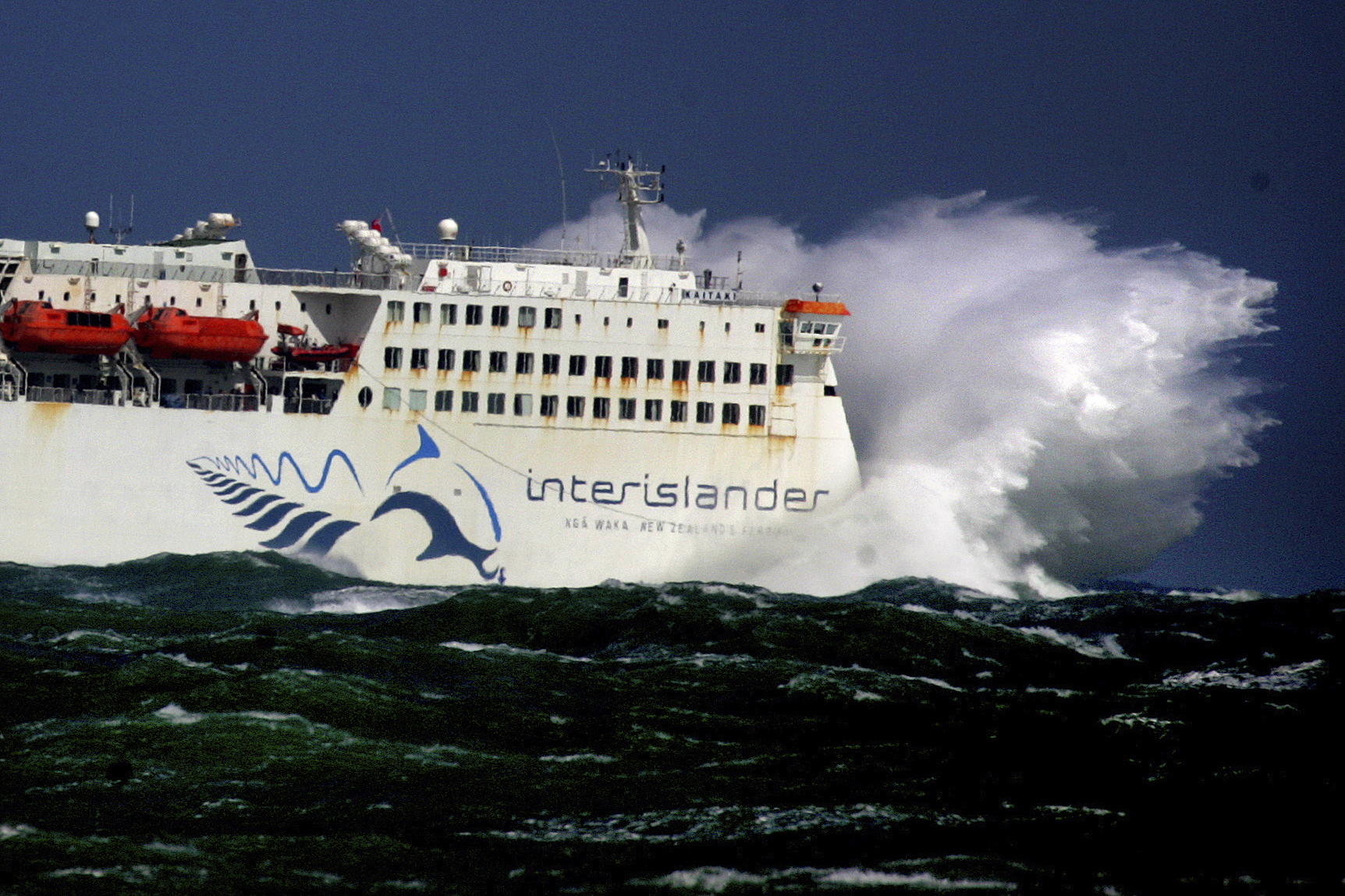 Wild weather halted ferries between New Zealand’s main islands again ...