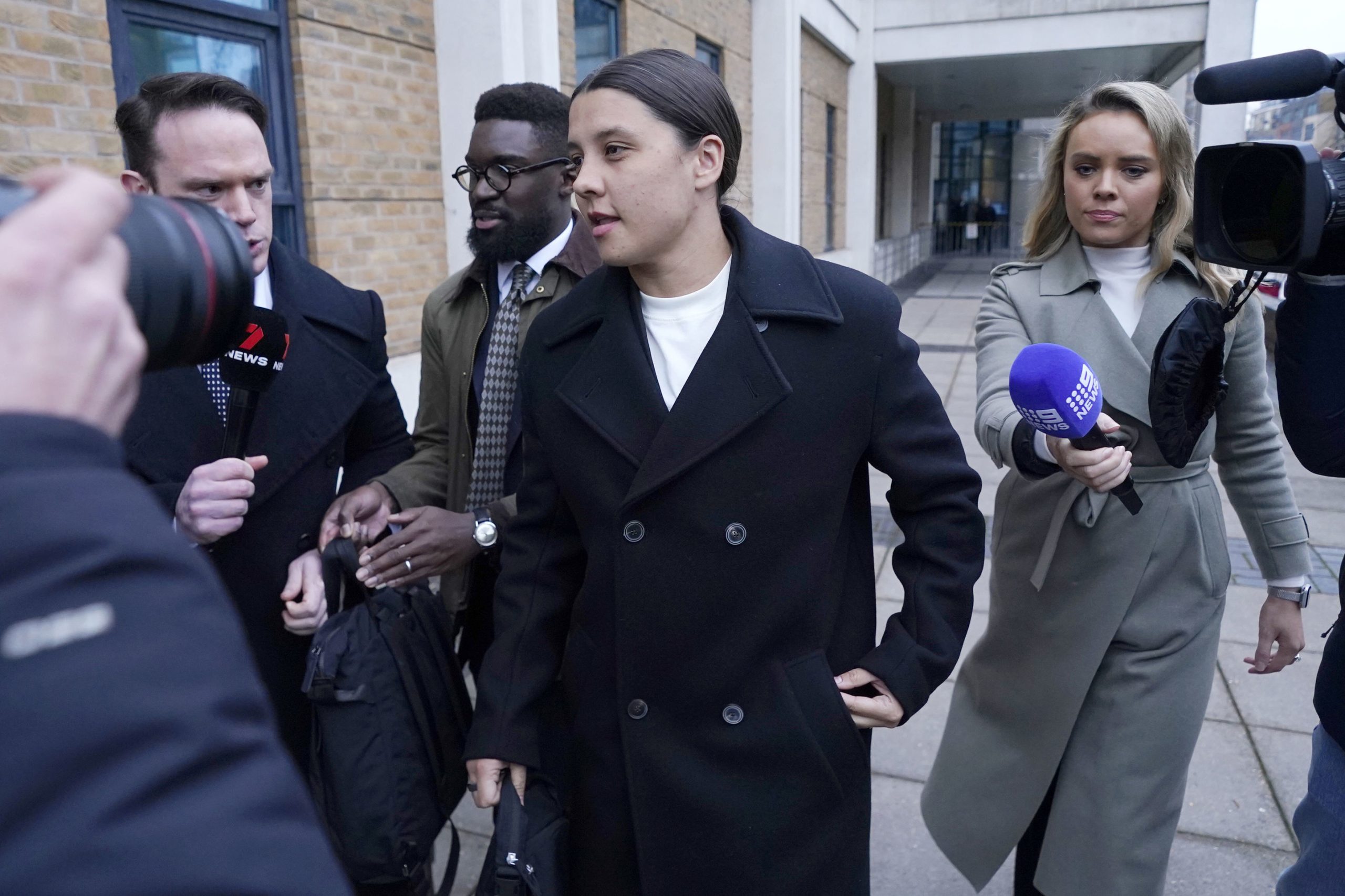 Sam Kerr appears in court charged with racially aggravated harassment ...