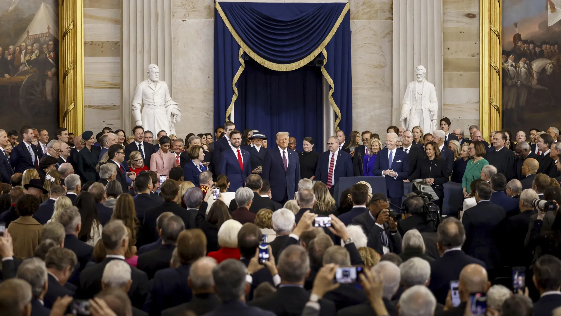 Billionaires, tech titans, presidents: A guide to who stood where at ...