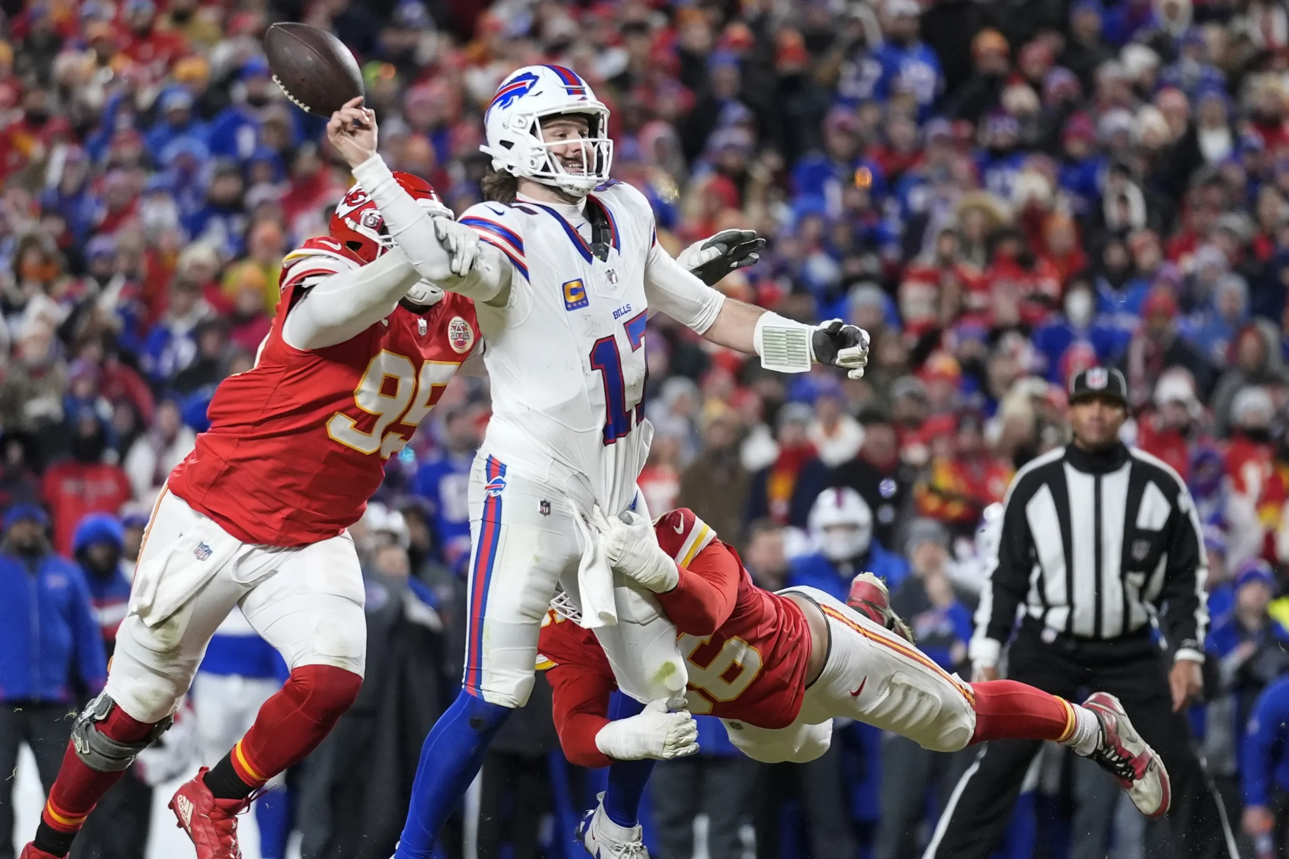 Josh Allen ponders what-ifs after the Bills get bounced from the playoffs by the Chiefs yet ...
