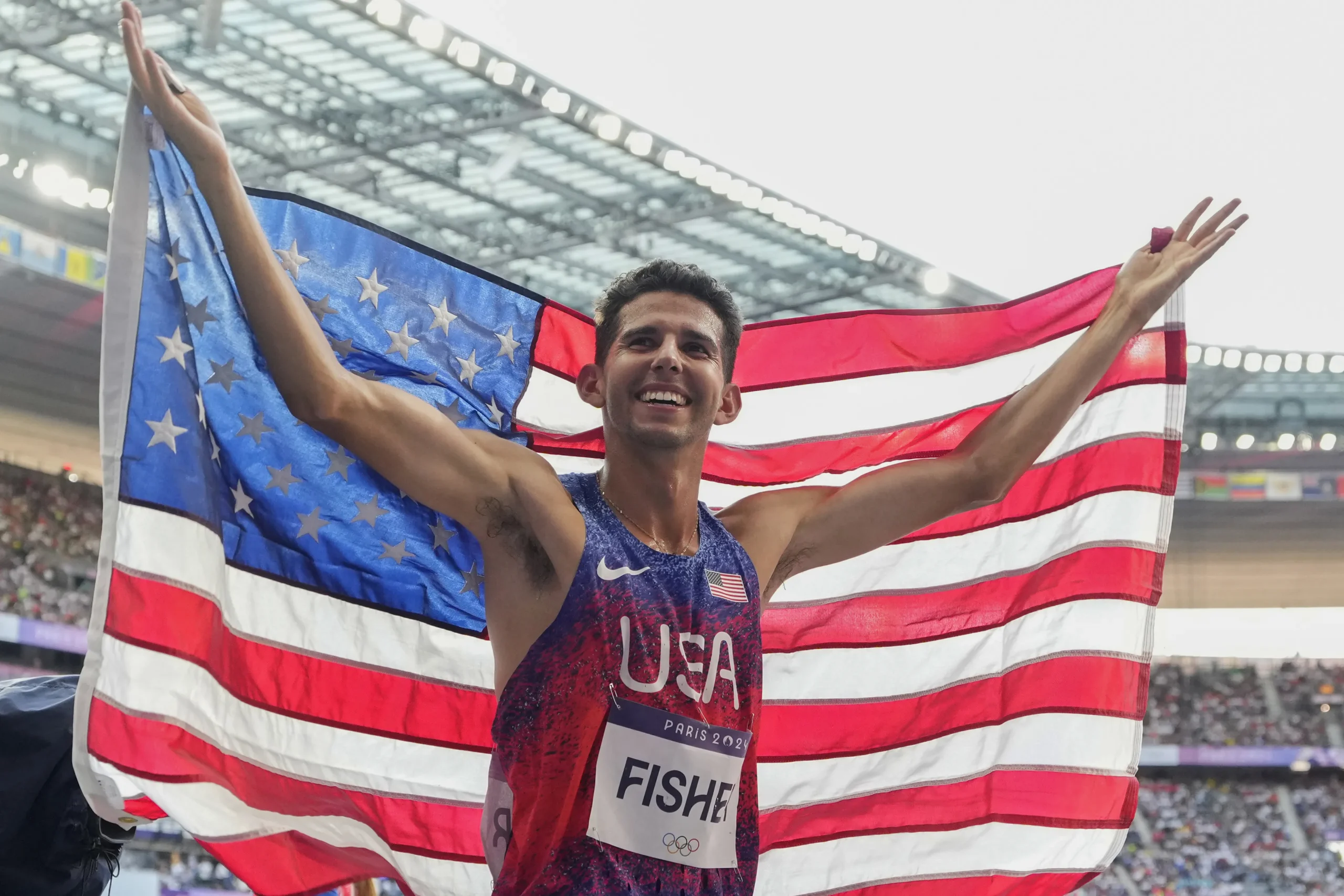 Grant Fisher breaks world indoor mark in 5,000 meters, his 2nd record ...