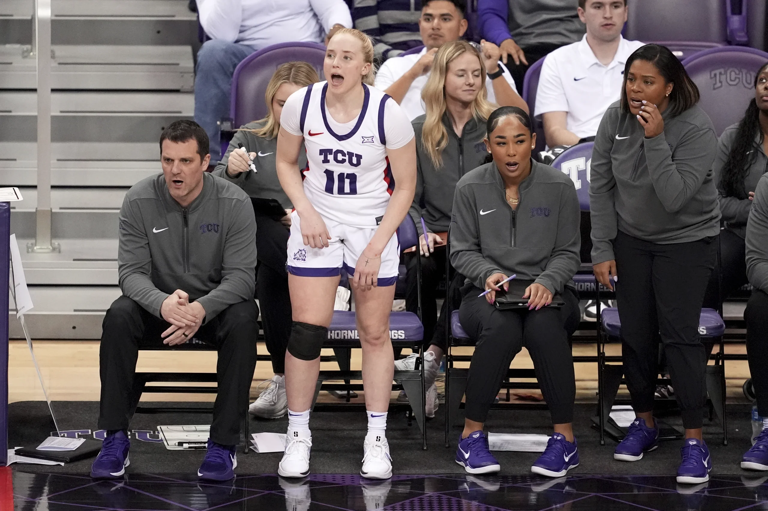 Big 12’s 1st winner-take-all finale as No. 10 TCU women face No. 17 ...