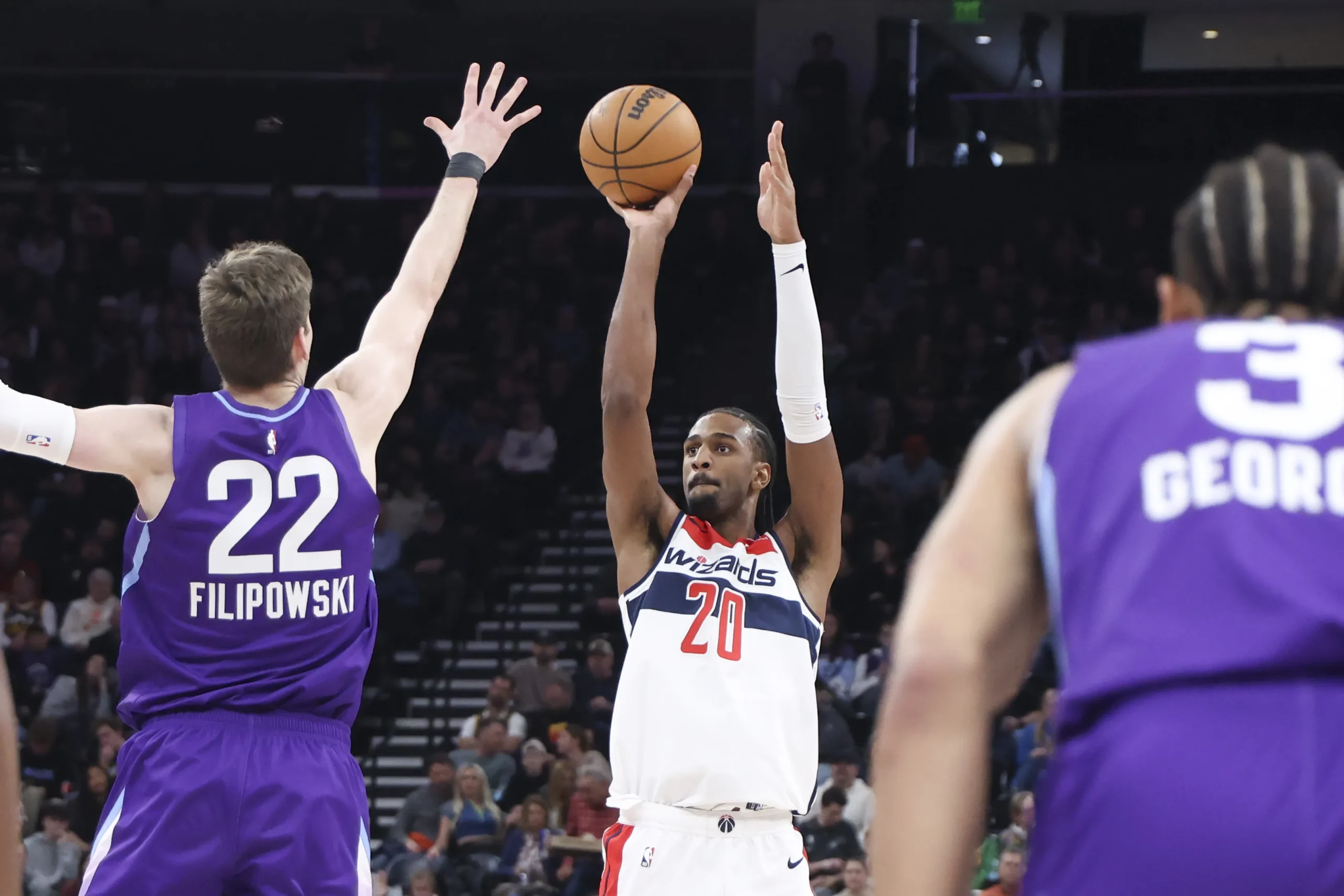 Filipowski and George help Jazz end 10-game skid with 128-112 win over Wizards – News.net