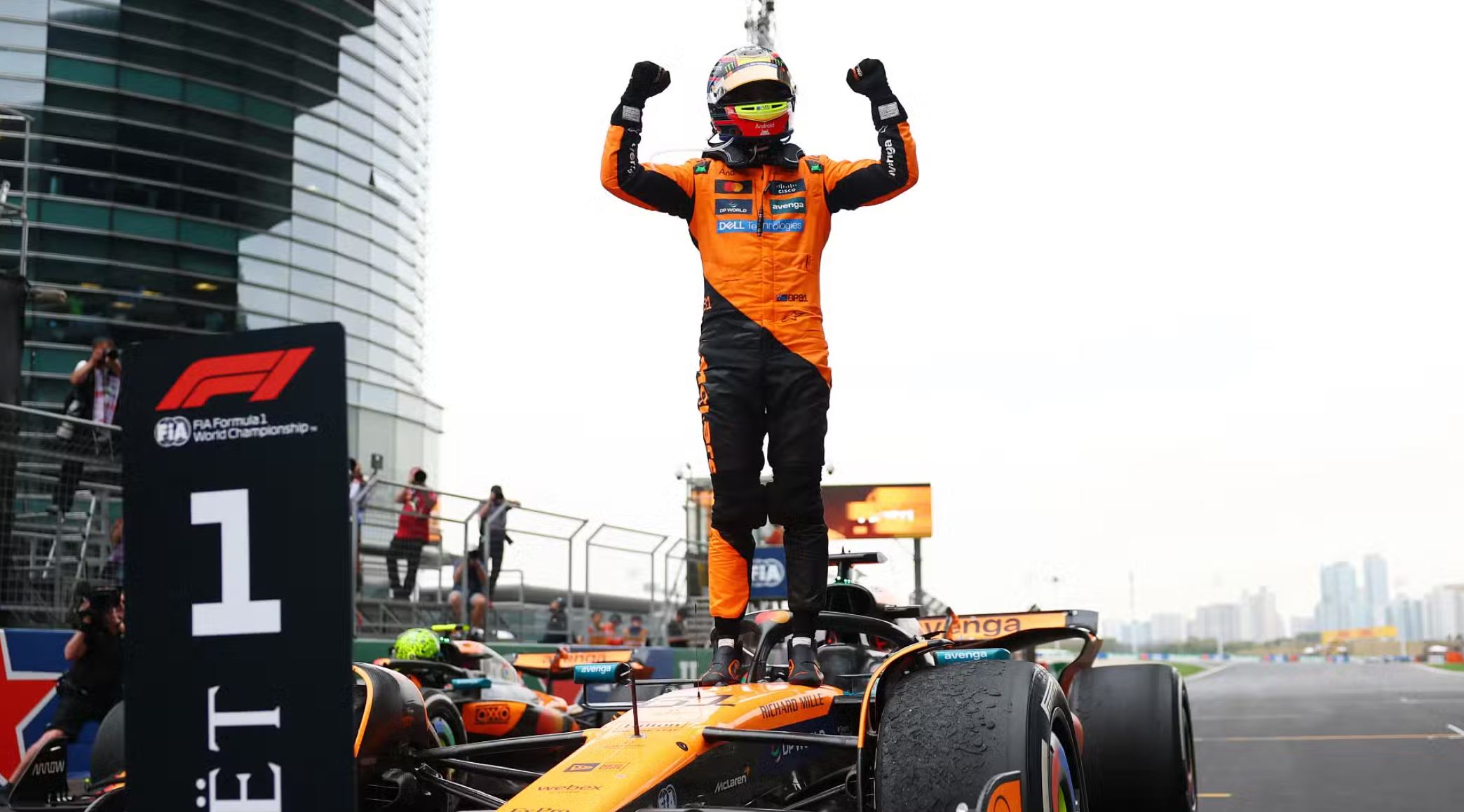 McLaren driver Oscar Piastri wins the Formula 1 Chinese Grand Prix ...