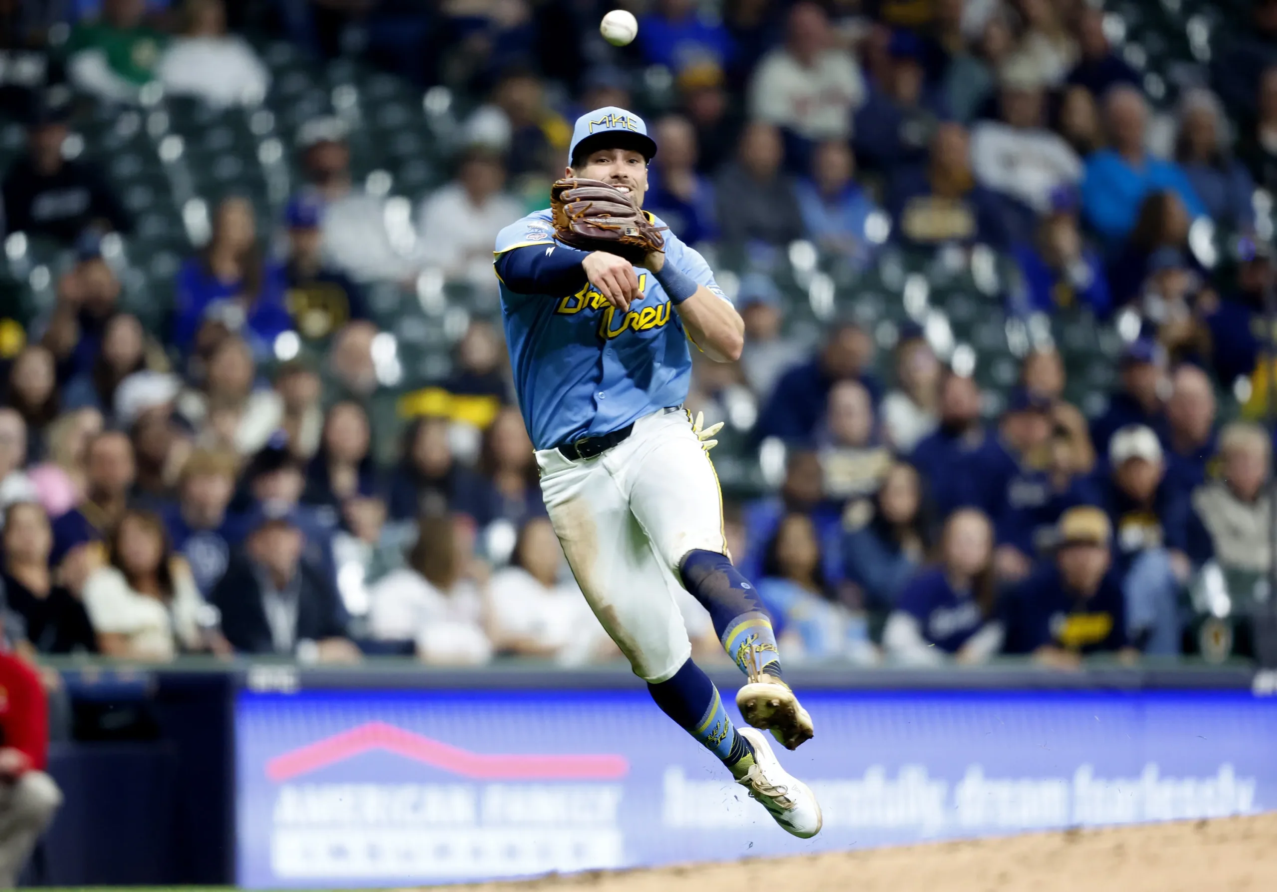 Christian Yelich drives in 3 runs in Brewers 5-3 win over Athletics ...