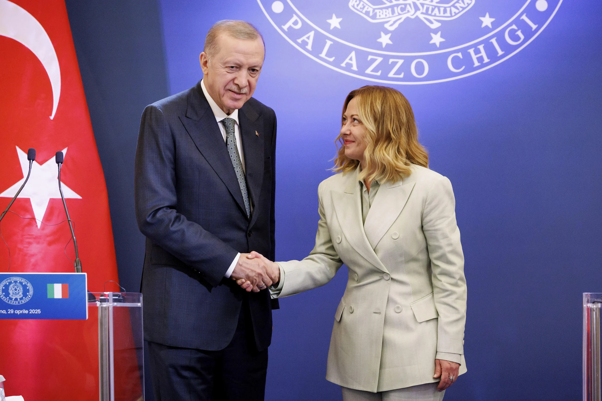 Turkey and Italy strengthen ties with trade and defense agreements ...