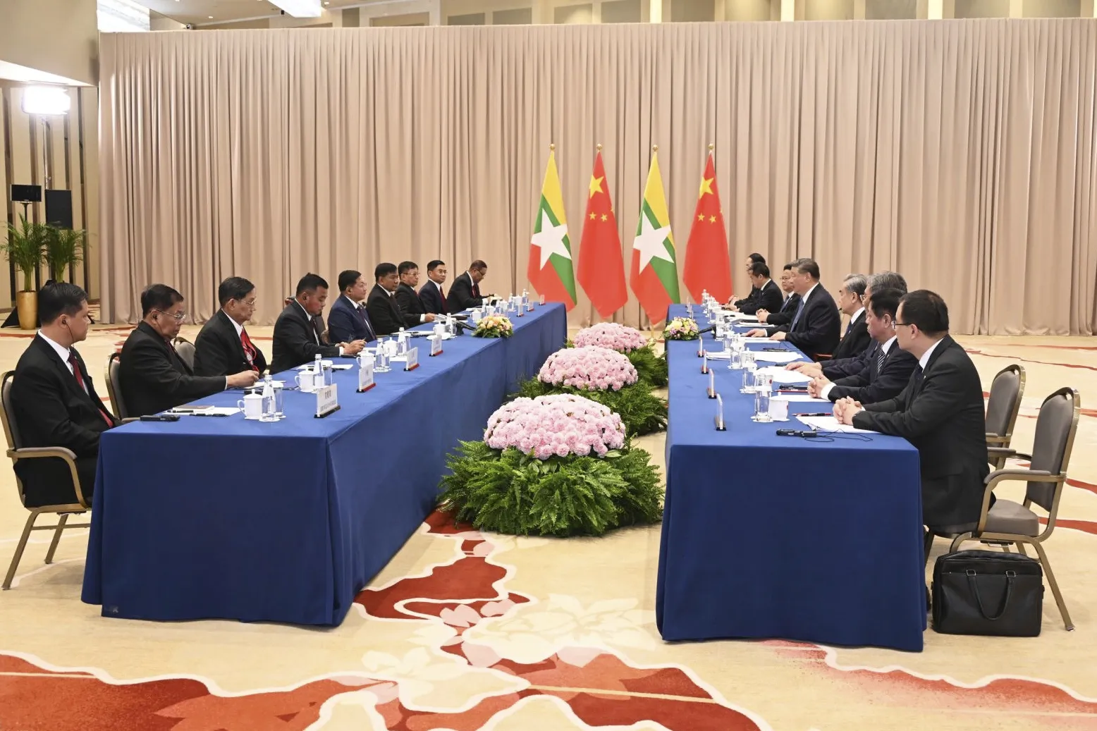Myammar’s military government chief has first meeting with China’s ...