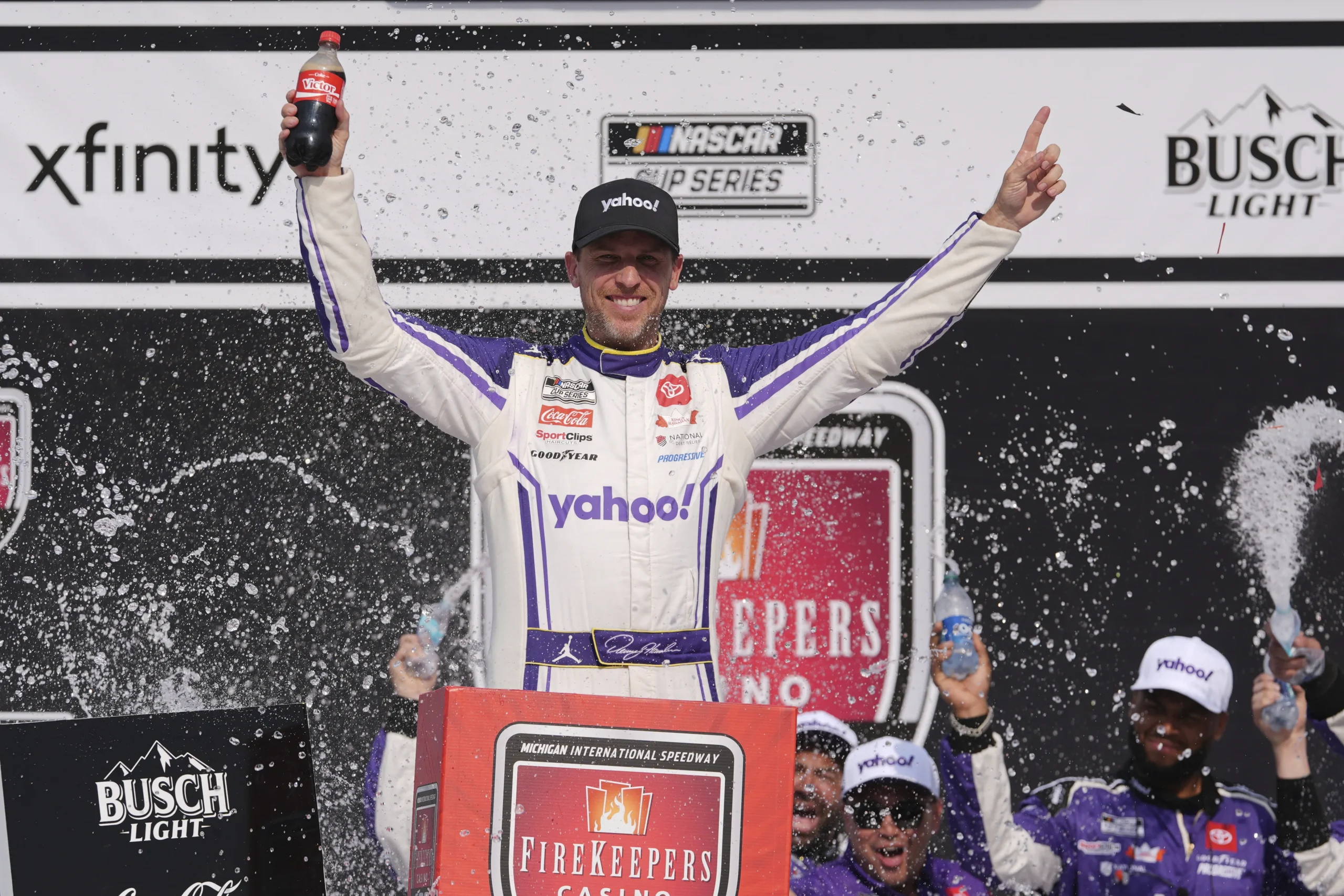 Denny Hamlin to miss NASCAR’s first international race after birth of ...