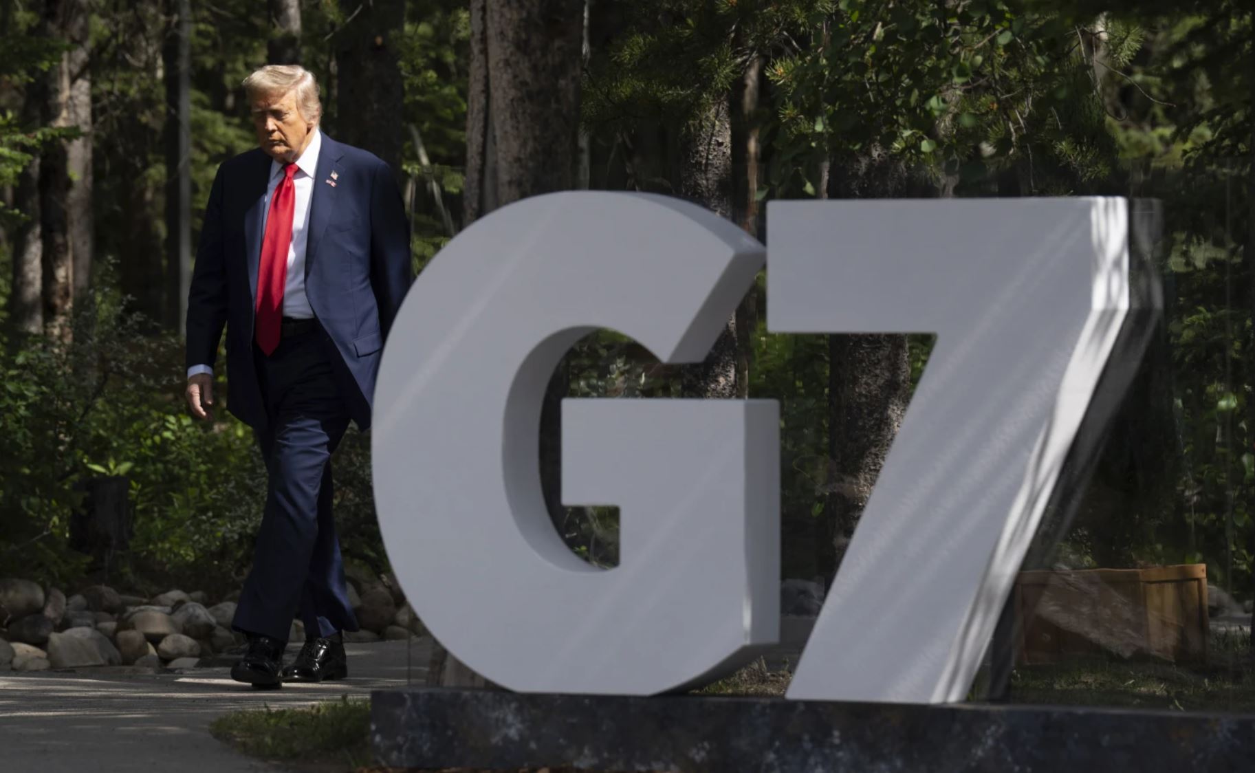 White House says Trump to leave G7 meeting in Canada early to return to ...