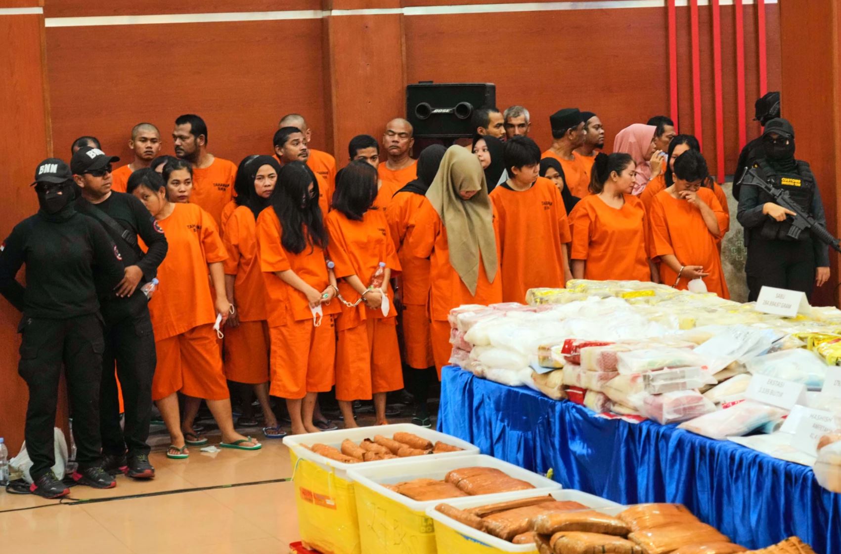 Indonesia arrests 285 in drug crackdown and seizes over half a ton of ...