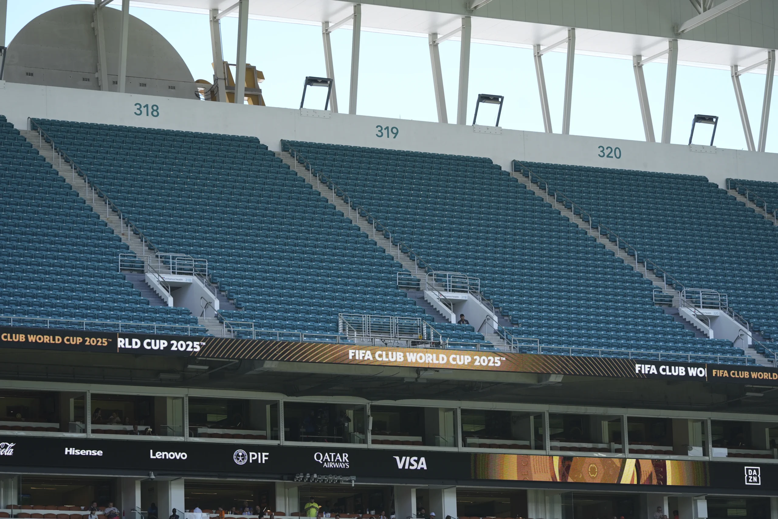 More than 1 million empty seats for Club World Cup group stage ...