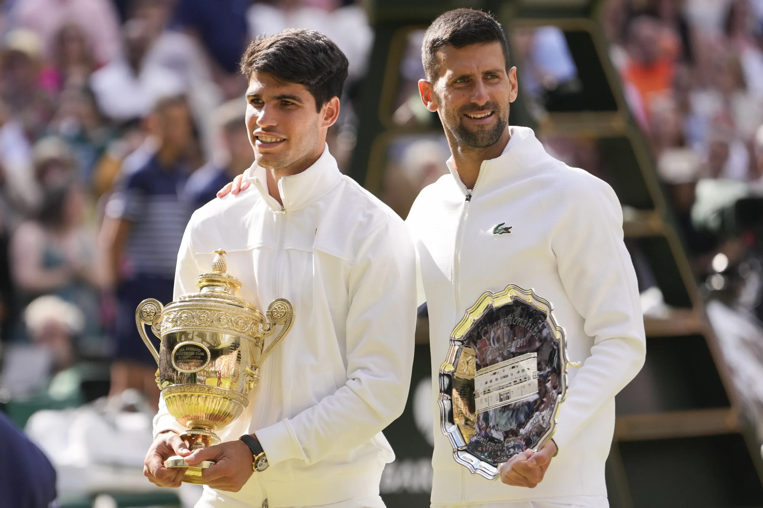 Djokovic achieves another milestone with his 100th Wimbledon victory to join Navratilova and ...