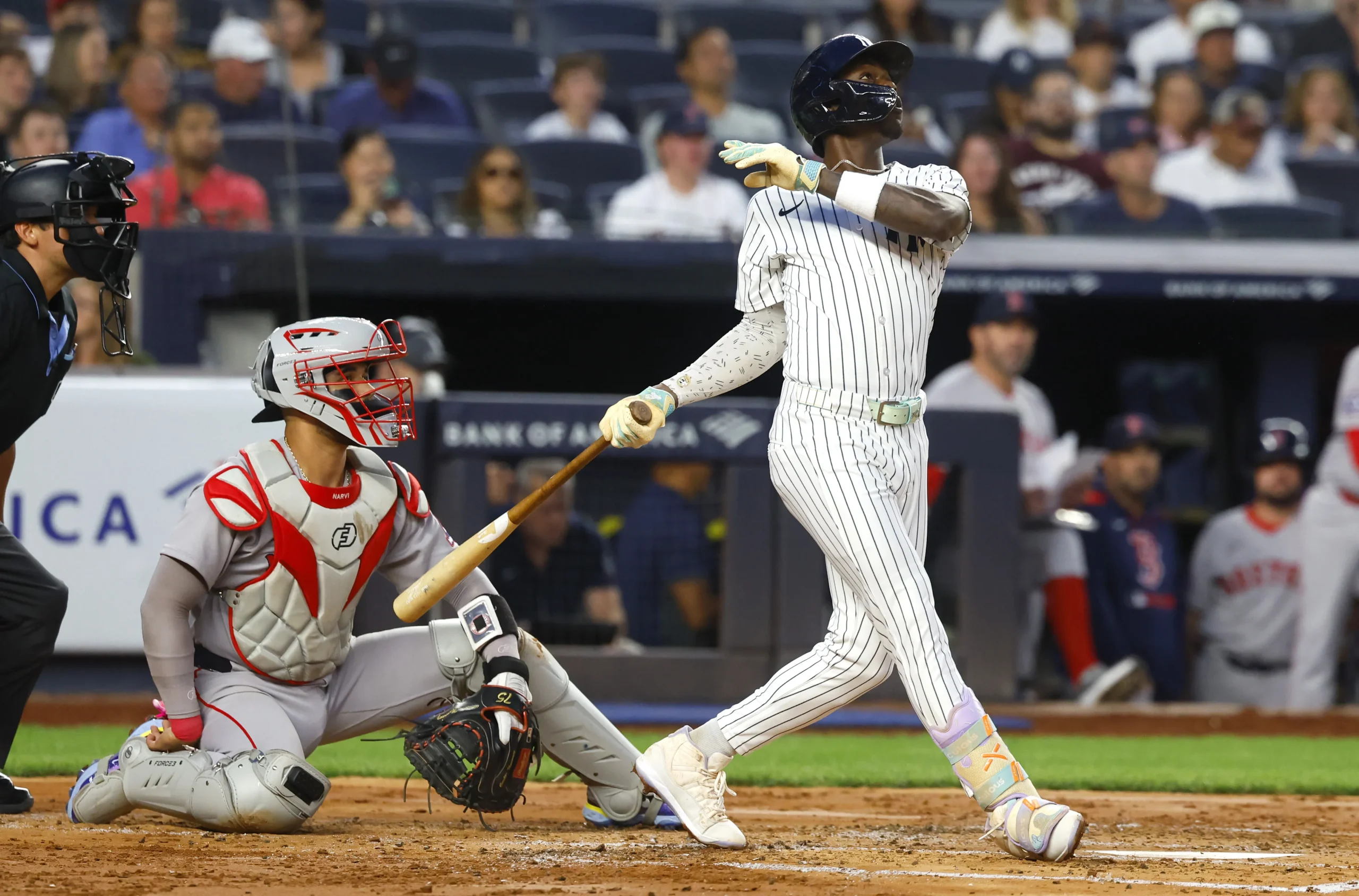 Chisholm and Grisham both homer twice as Yankees beat Red Sox 7-2 to ...