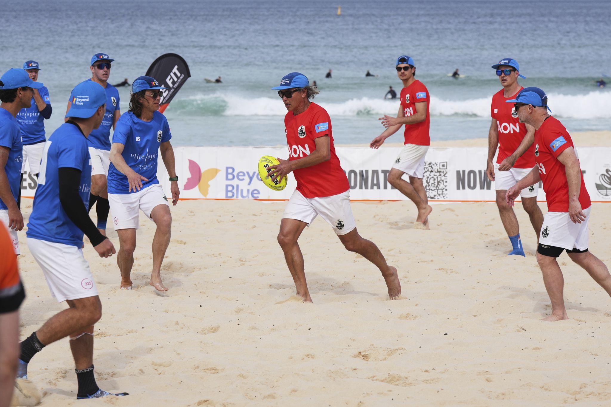 Australian friends claim world record for longest beach touch rugby ...