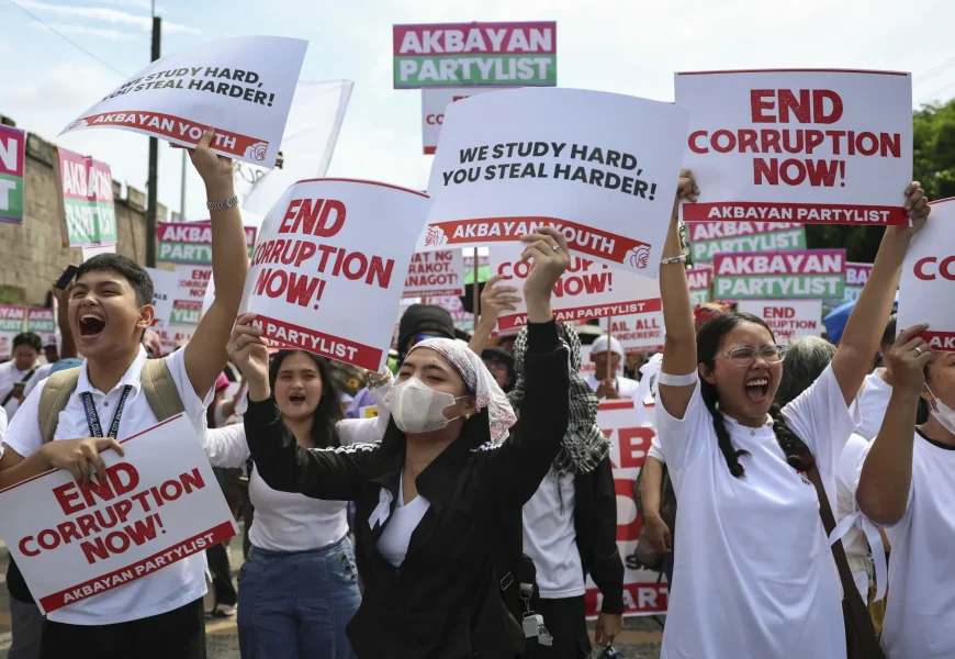 Hundreds of thousands rally in Manila against flood-control corruption ...